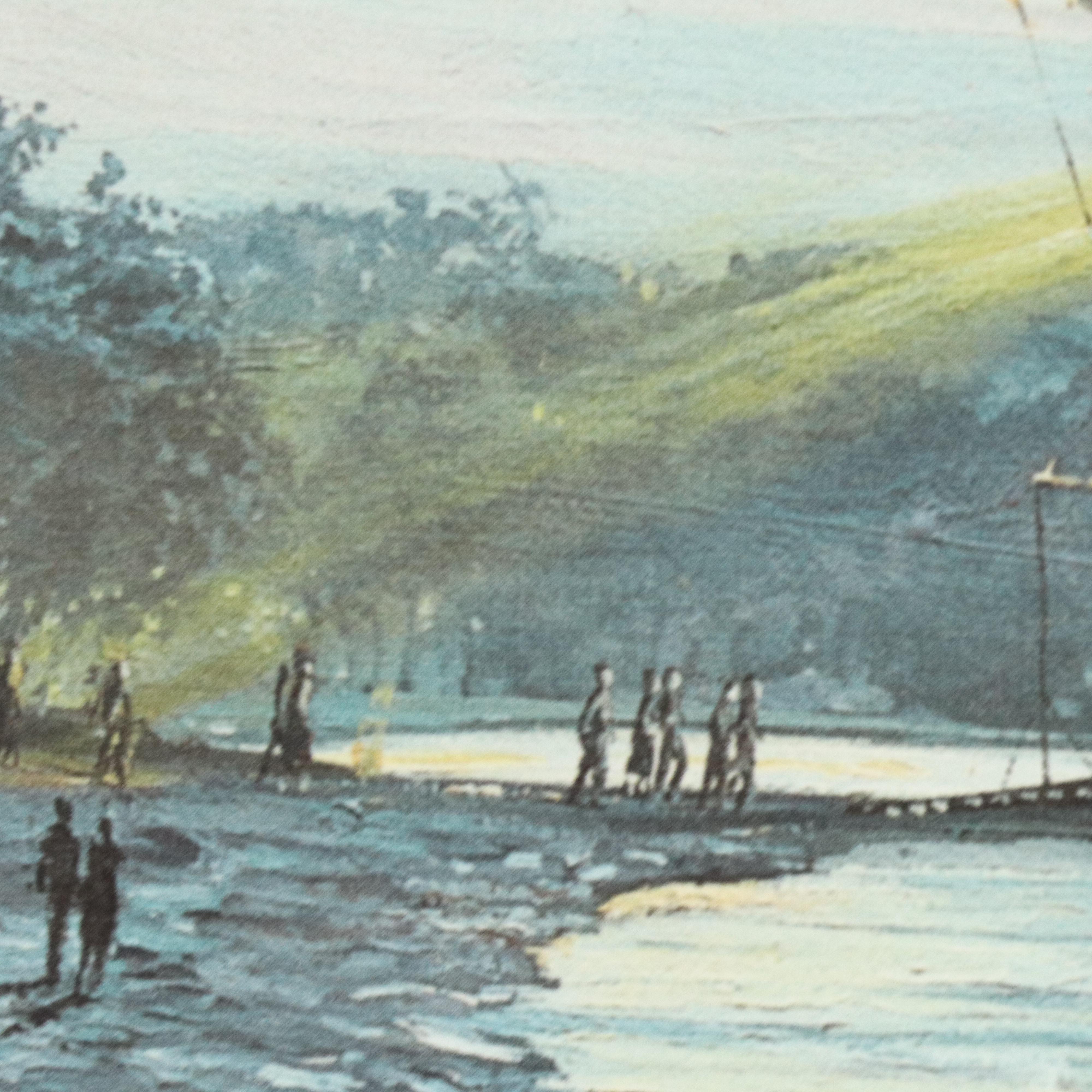 Michael Blaser Offset Lithograph "Moonlight Over Coney Island" | EBTH