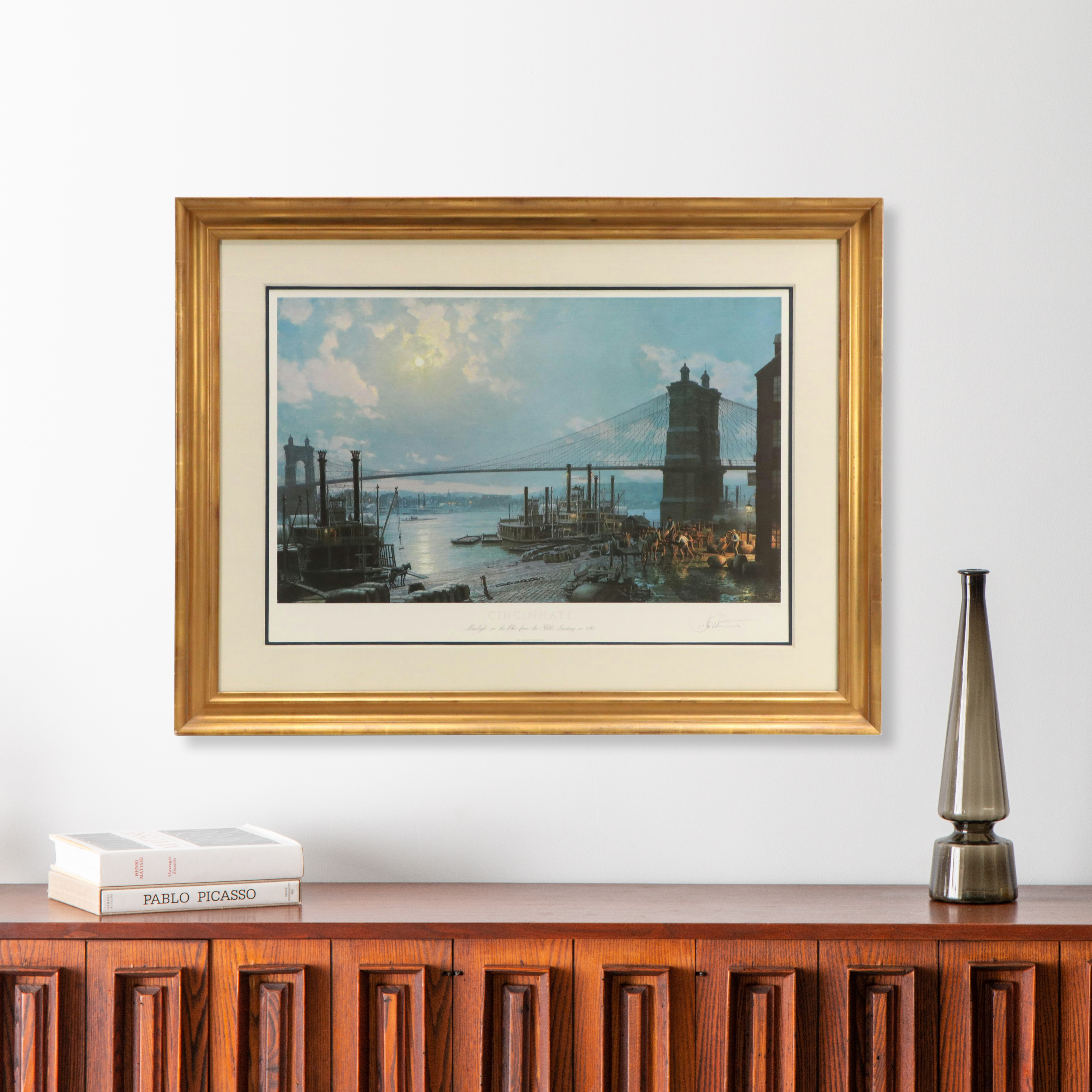John Stobart Offset Lithograph "Cincinnati" | EBTH
