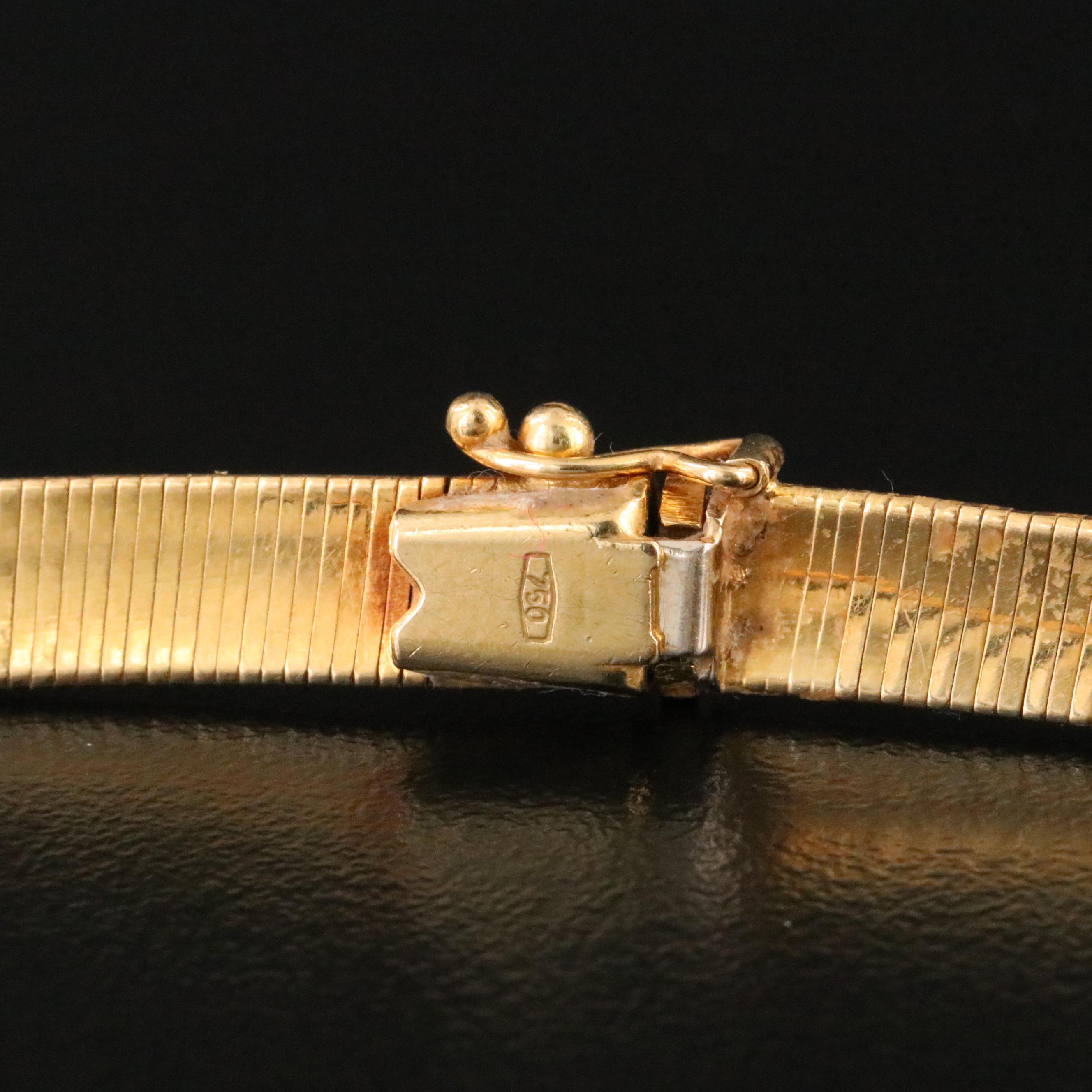 18K Omega Chain Necklace | EBTH