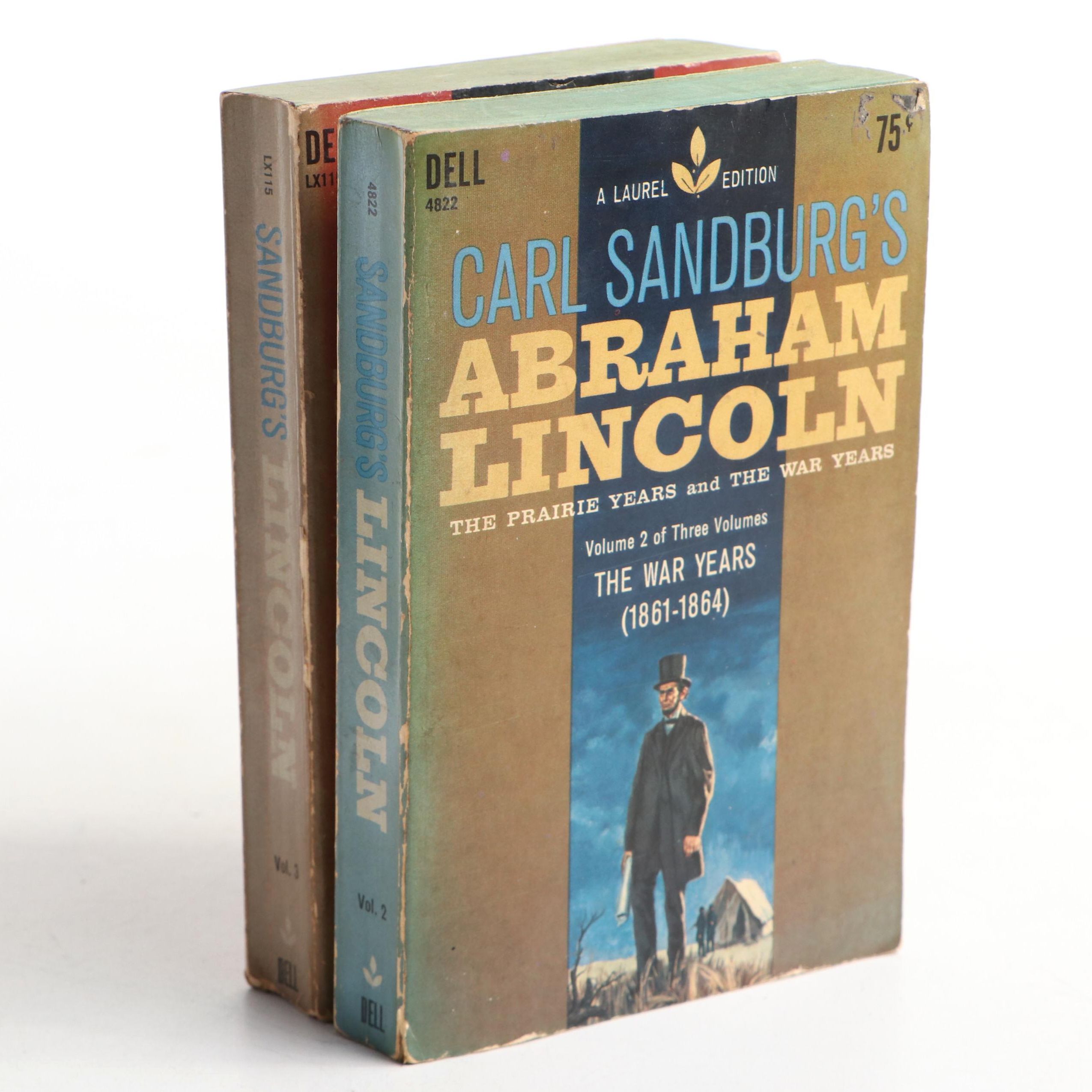 Laurel Edition "Abraham Lincoln" Partial Set by Carl Sandburg, 1960s | EBTH