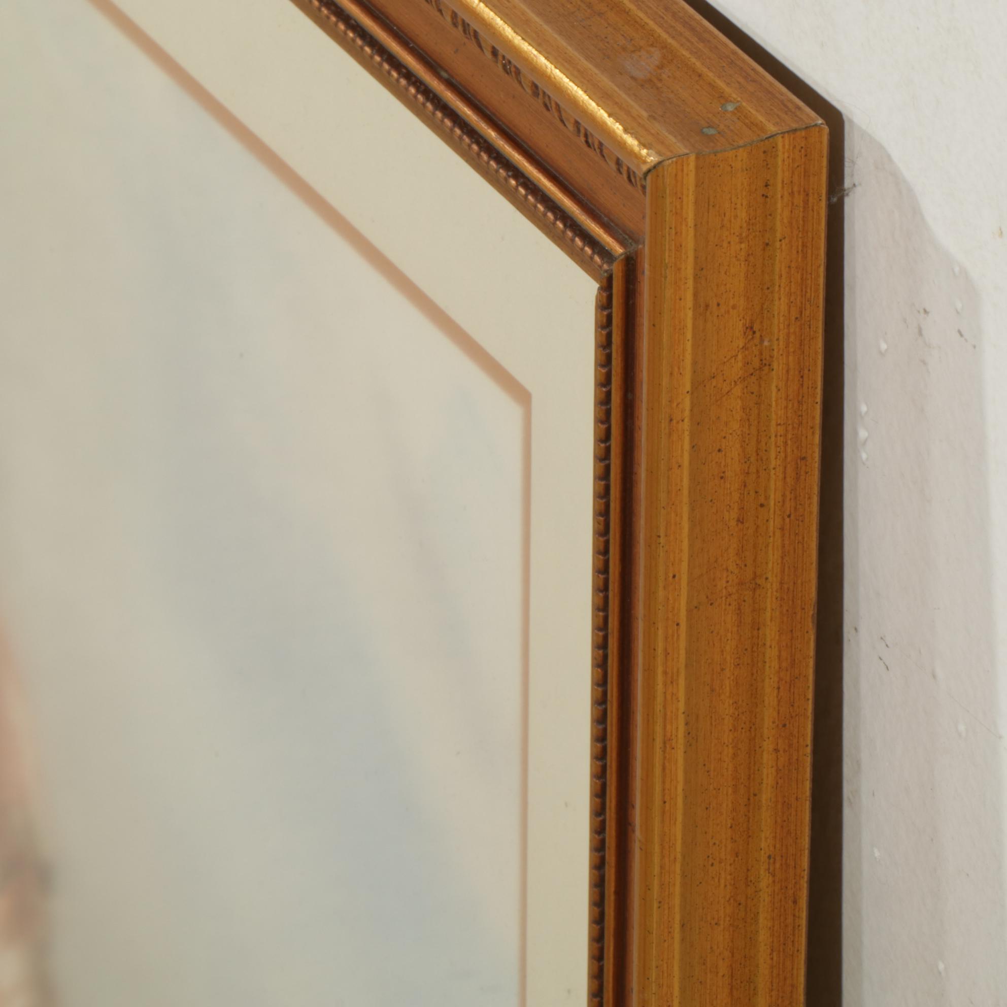 Carol Ratafia Framed Print after Watercolor Painting of Cat on a Post ...