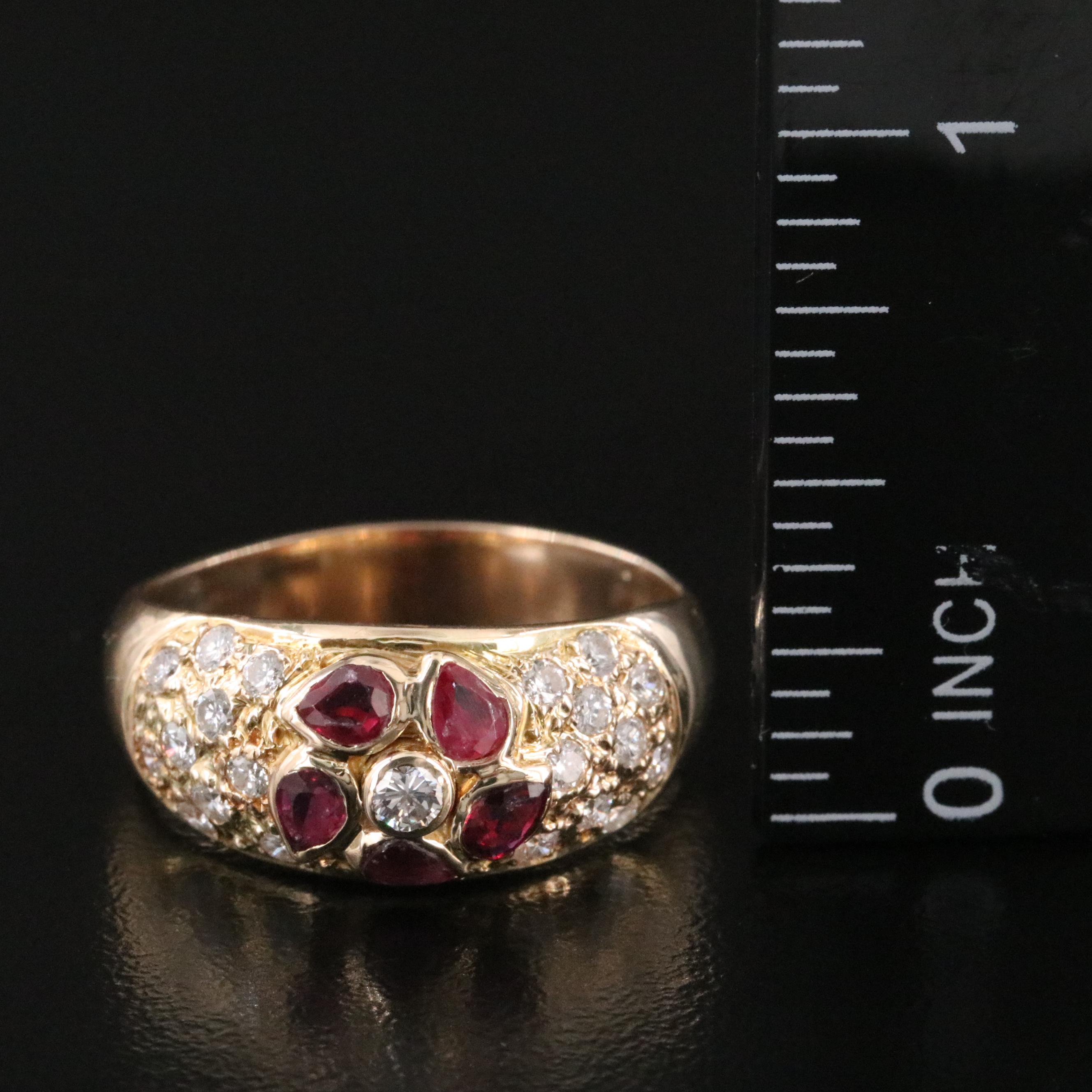 14K Diamond and Ruby Ring | EBTH