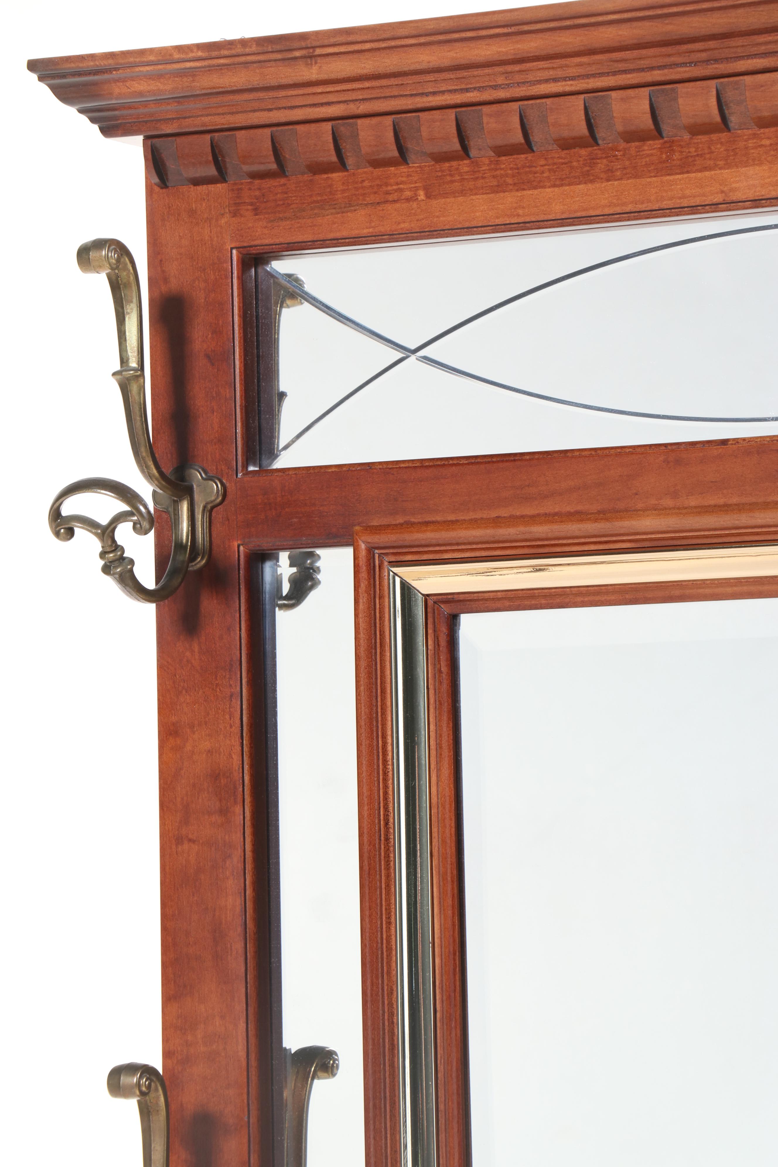 Pulaski Furniture Edwardian Style Birch Hall Tree | EBTH