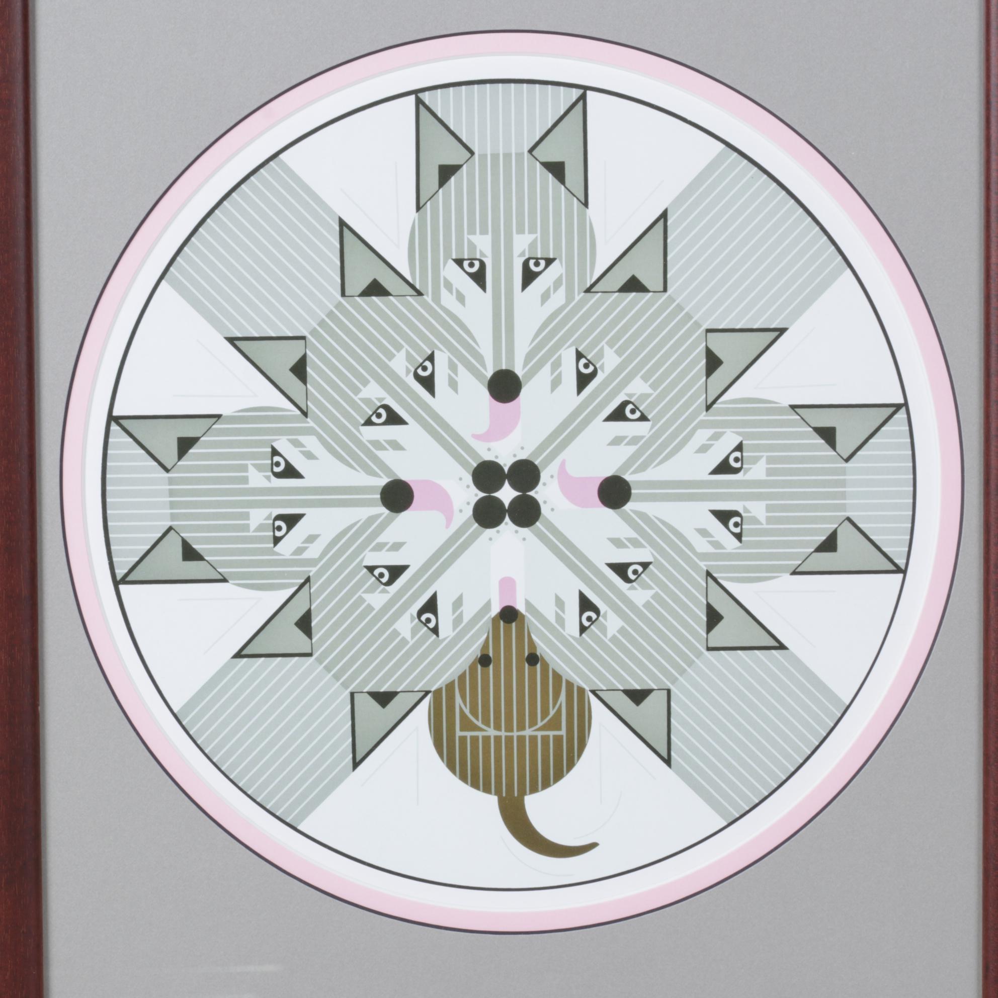 Charley Harper Offset Lithograph "Pack Pact" | EBTH