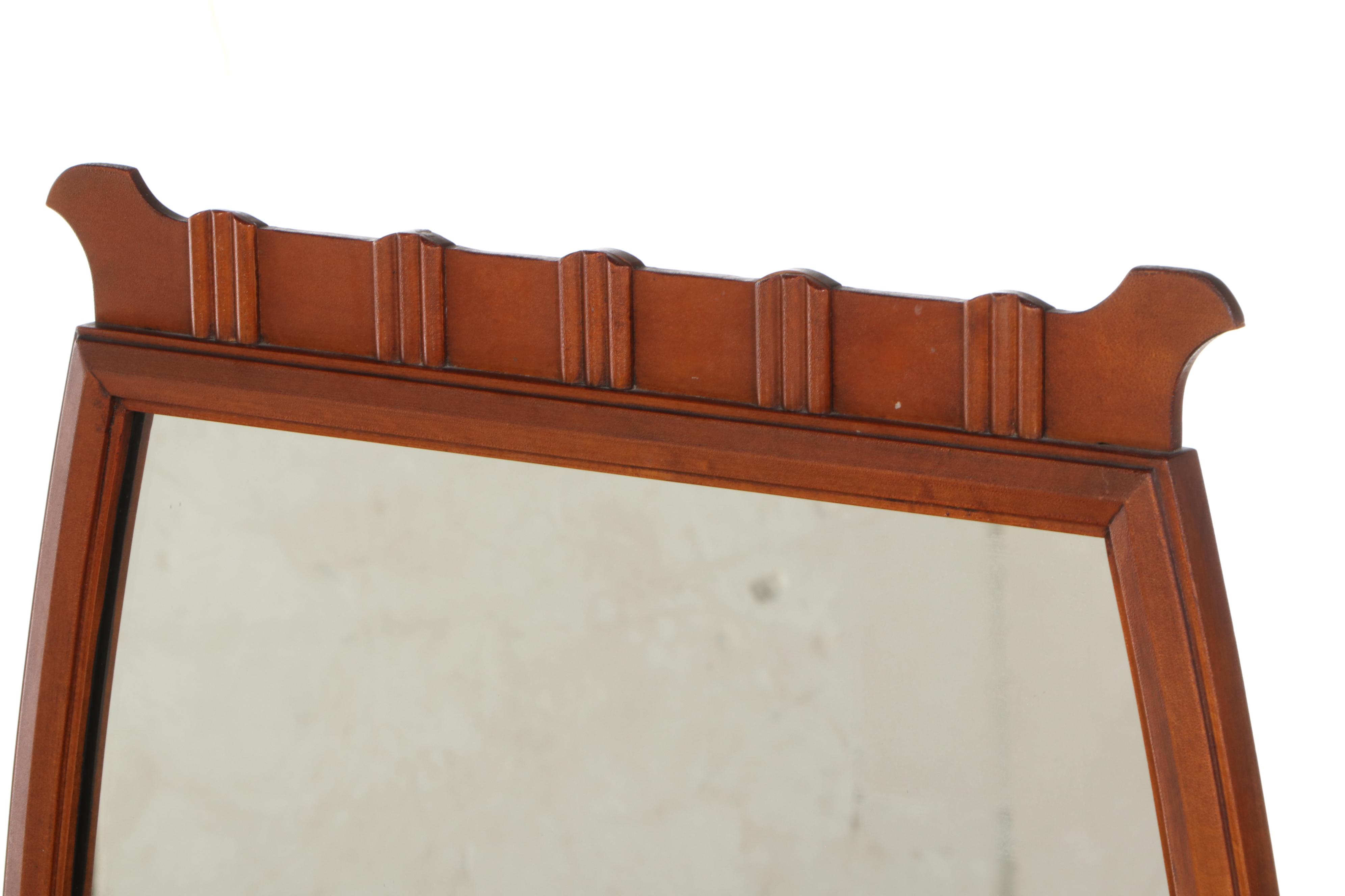 Stickley Brothers Co. Bamboo-Turned Birch Vanity with Mirror | EBTH