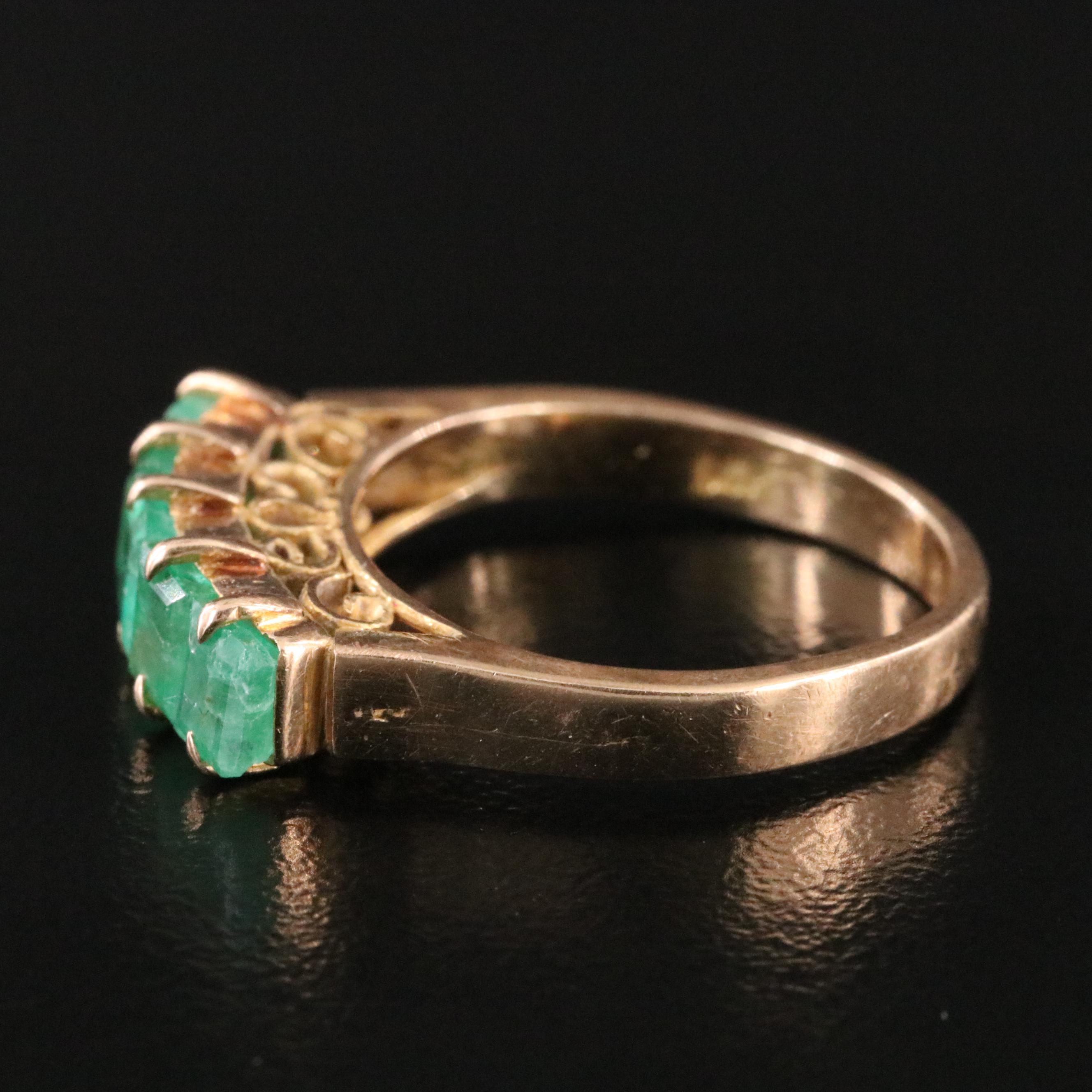 14K Emerald Ring | EBTH