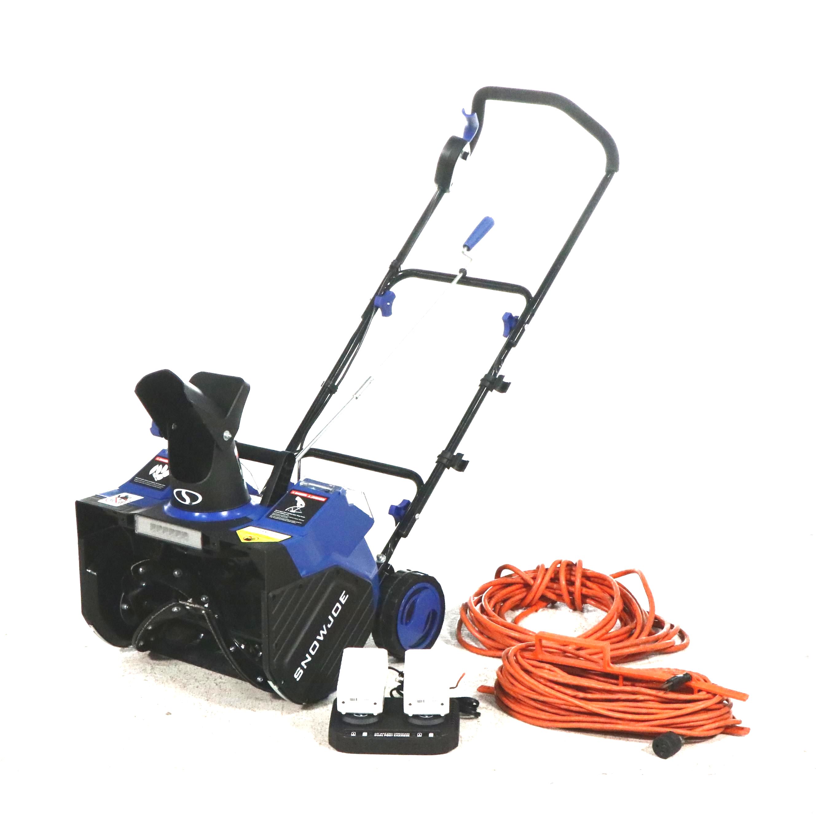 Snow Joe Battery Powered Snowblower with Electrical Cords | EBTH