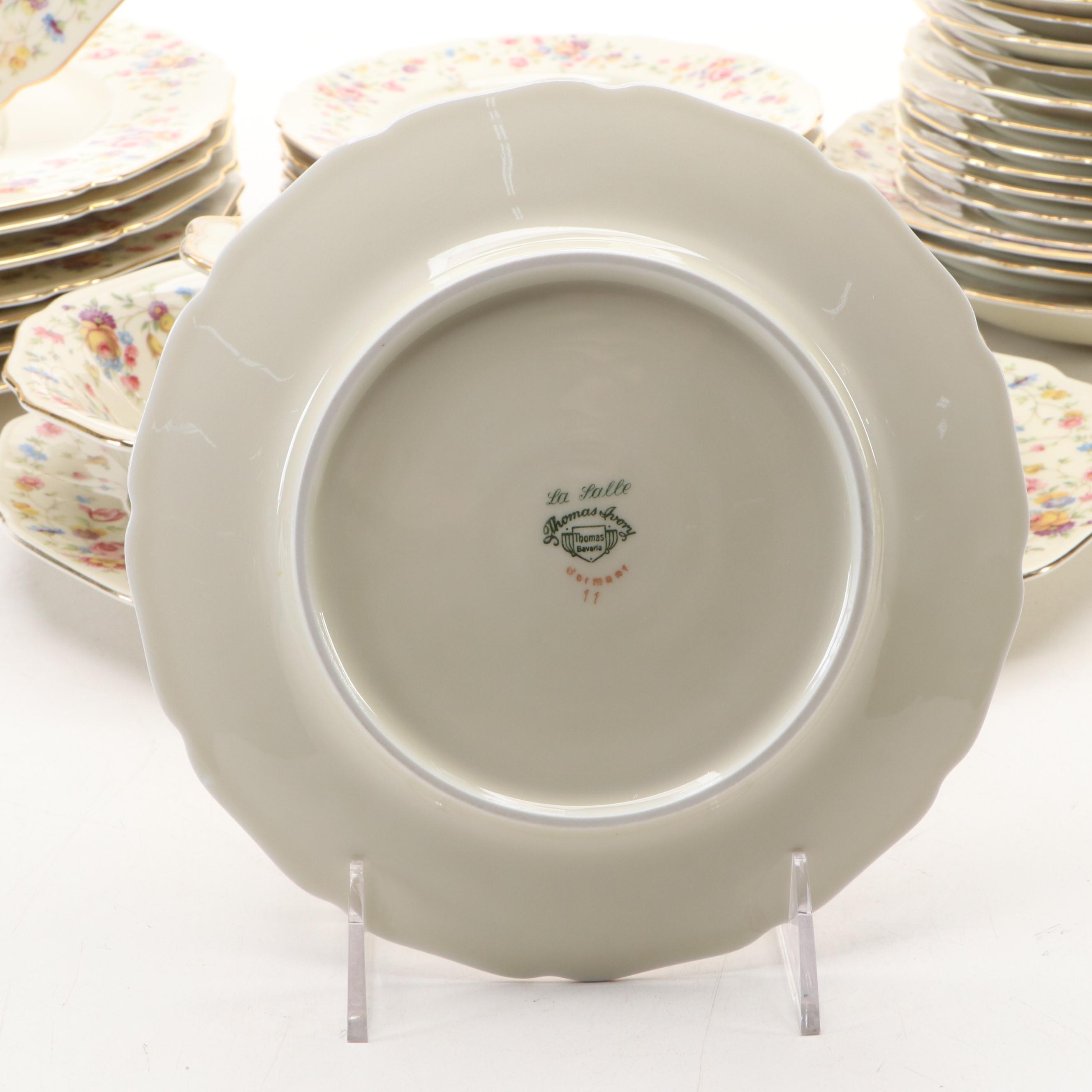 Thomas Porcelain Flower Pattern Dinnerware and Serving Pieces | EBTH