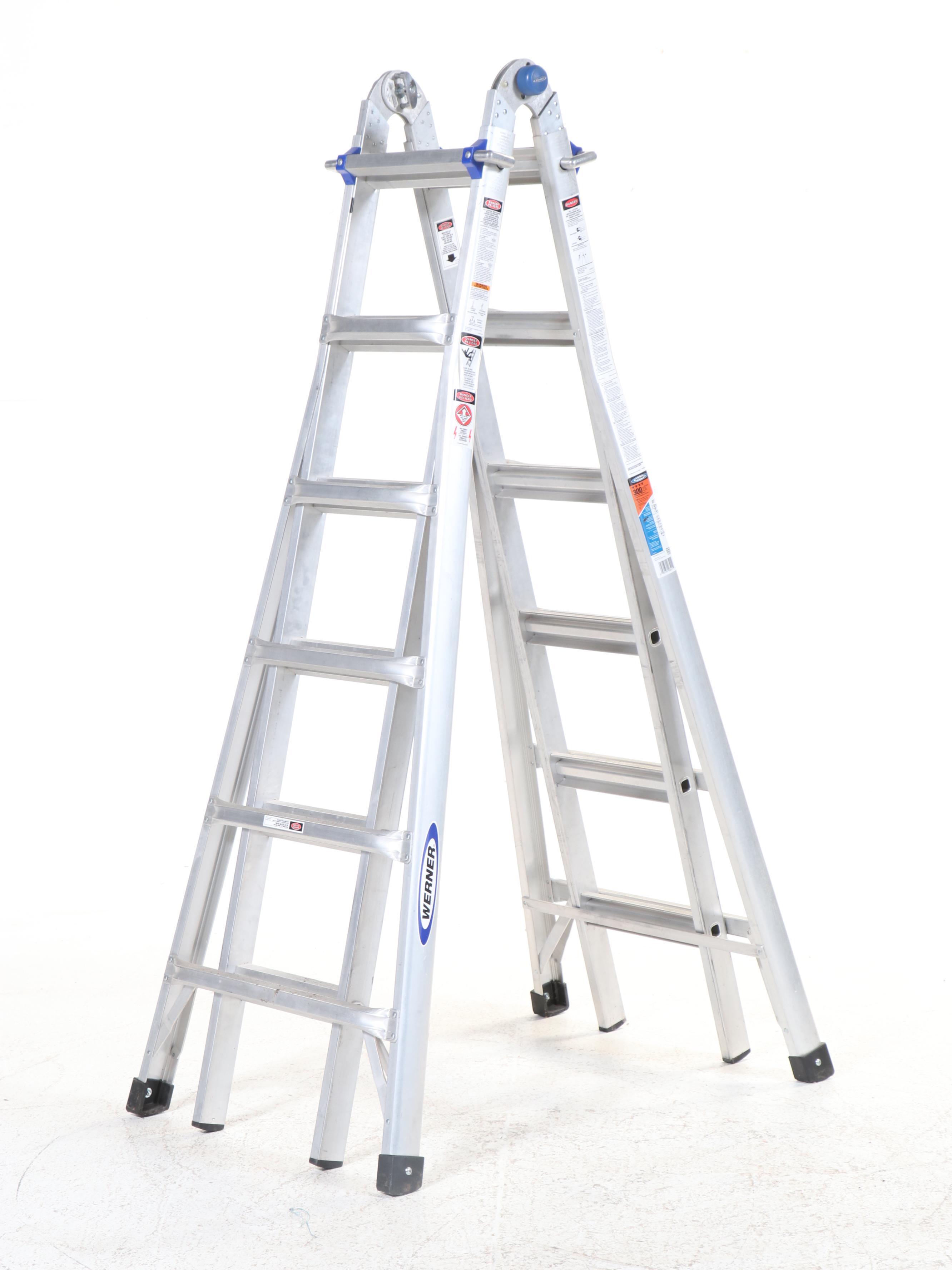 Werner Aluminum 25' Step Ladder | EBTH