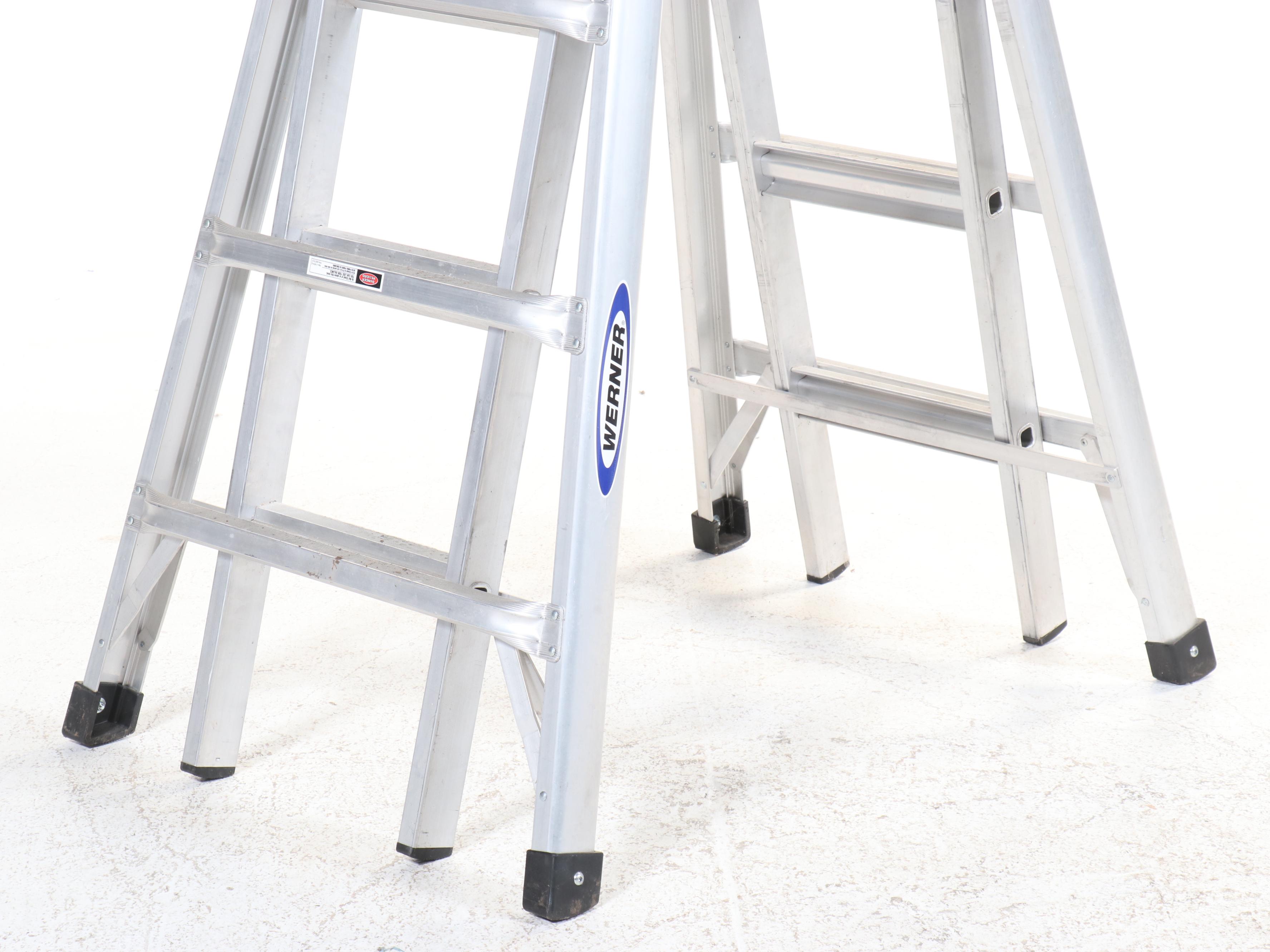 Werner Aluminum 25' Step Ladder | EBTH