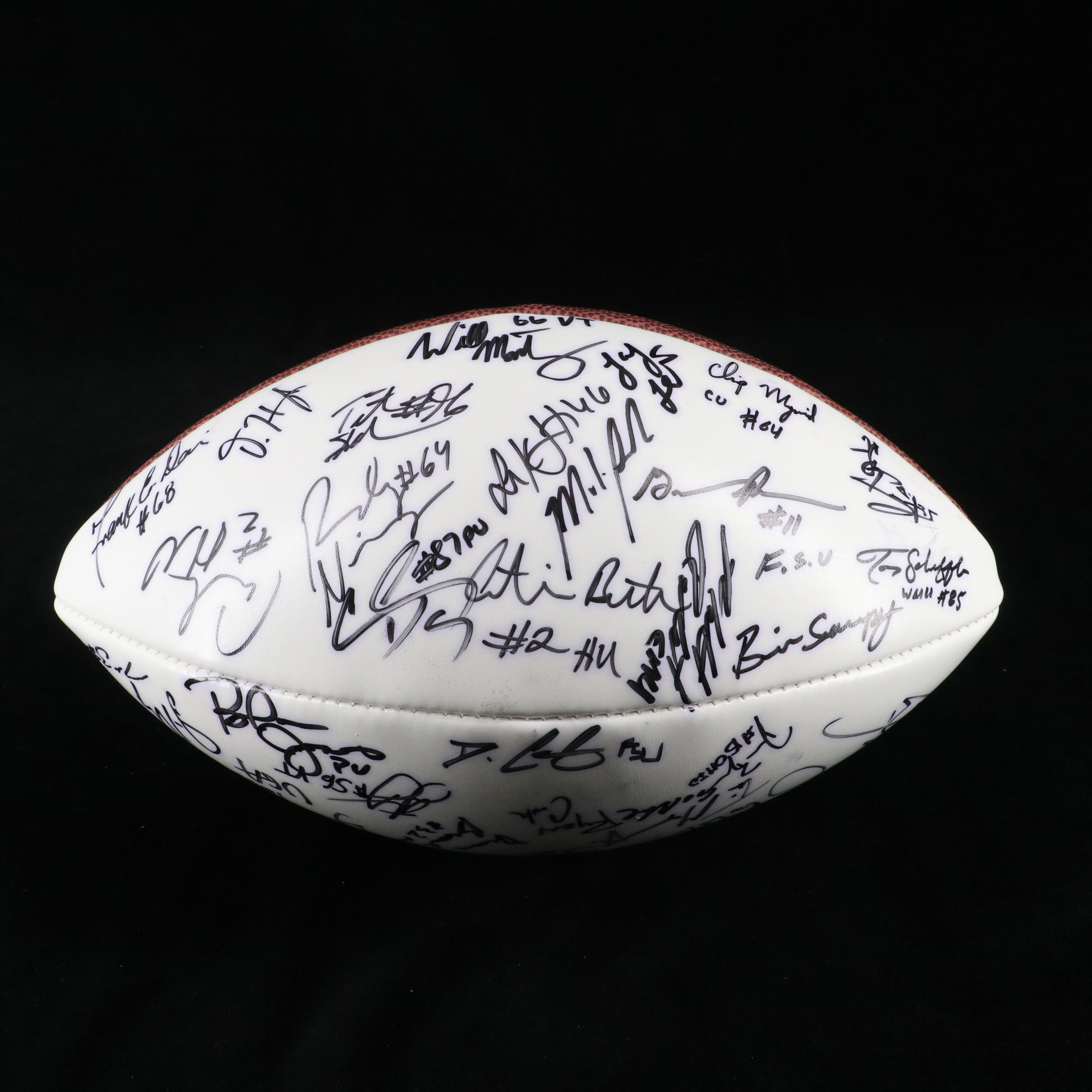 2006 NFL Draft Class Signed Wilson Football Featuring Roman Harper with ...