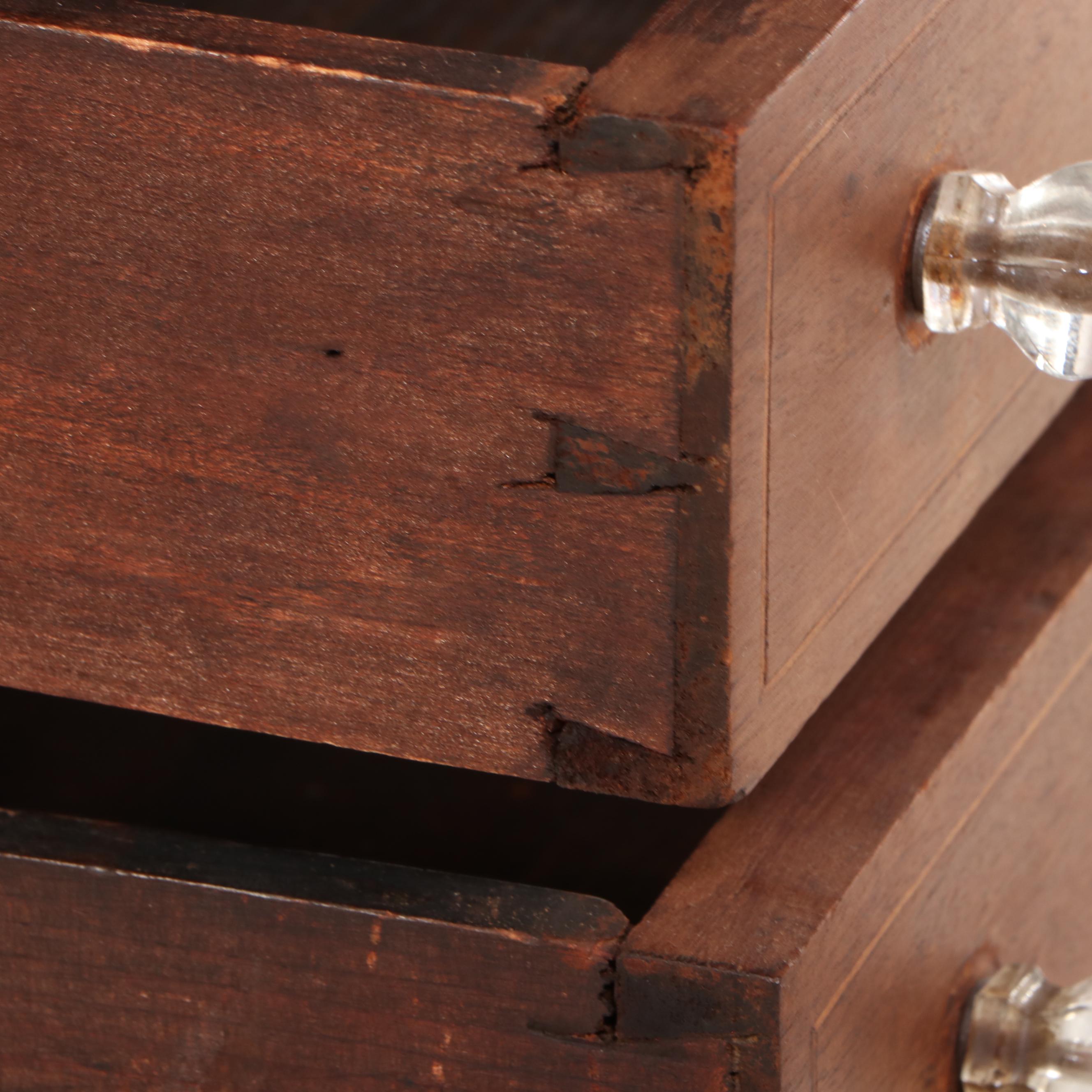 Federal Style Mahogany Work or Sewing Table, Early to Mid-20th Century ...