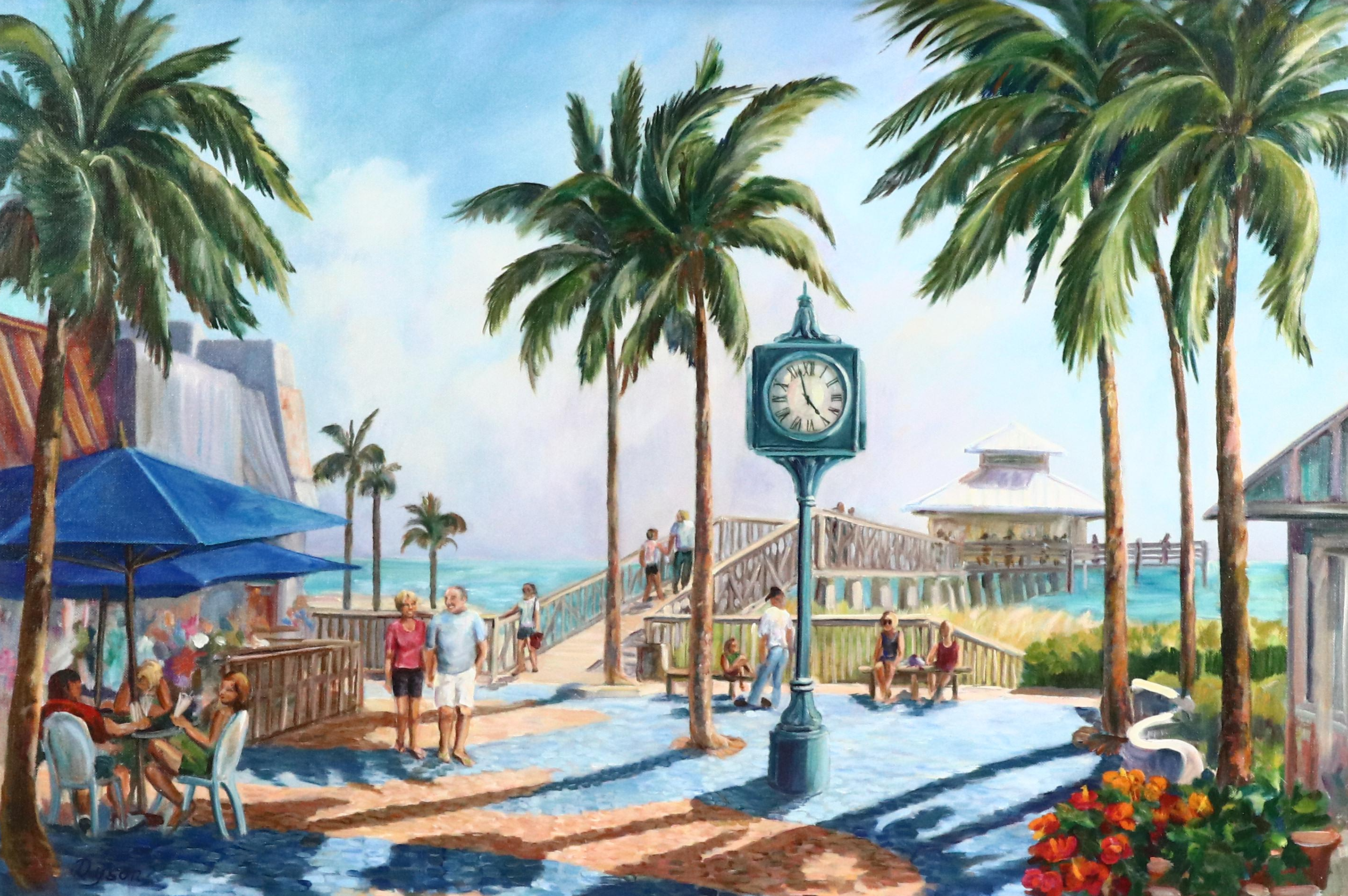 Deirdre J. Dyson Oil Painting "Ft. Myers Beach, Florida" | EBTH