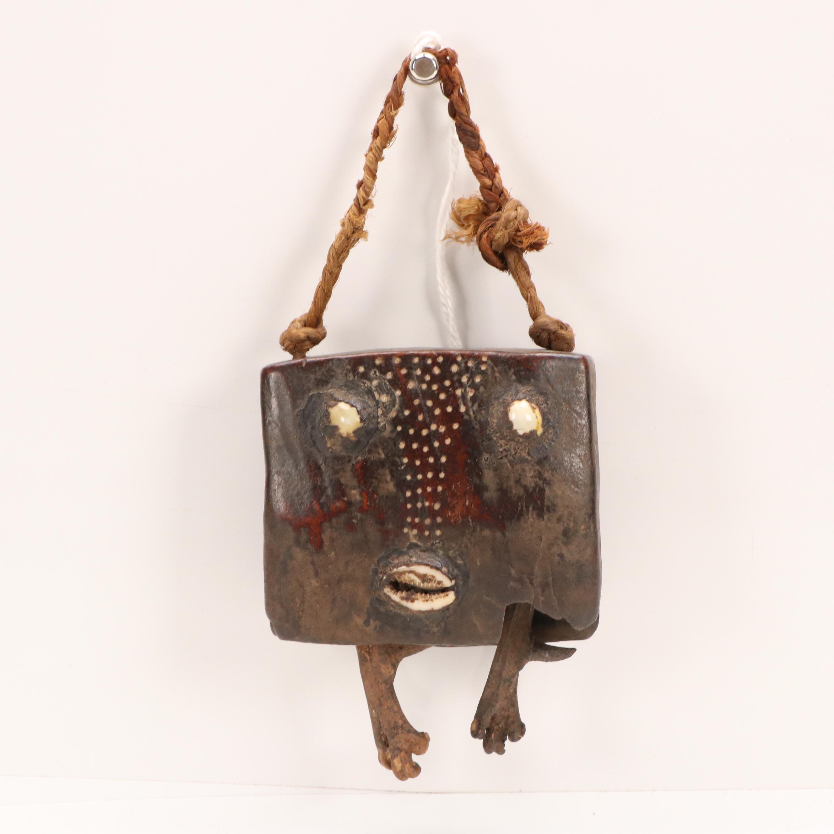 Gabon Fang "Bieri" Female Reliquary Figure & Cameroon Keaka Cowrie ...