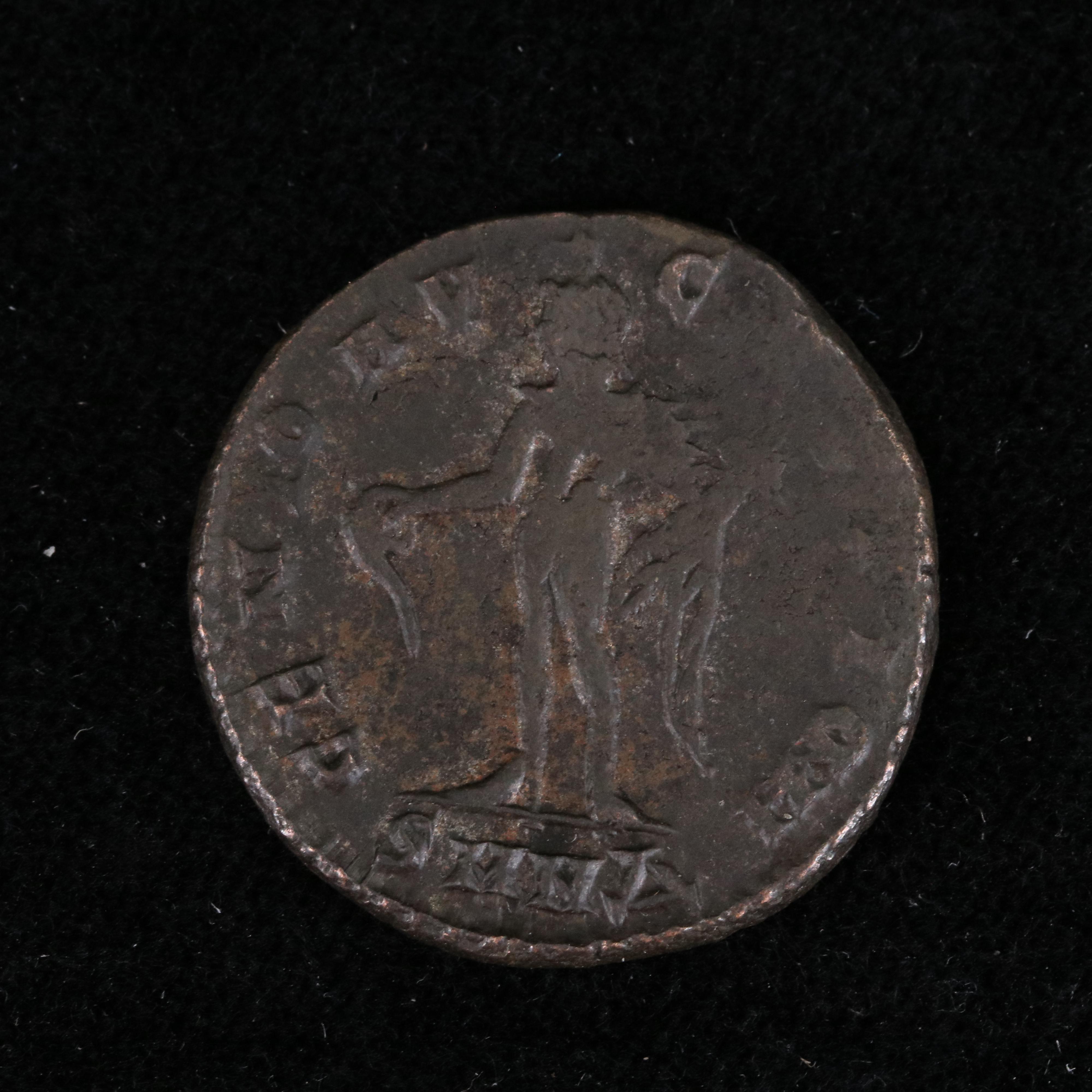 Ancient Roman Imperial Follis Coin of Galerius, ca. 308 A.D. | EBTH