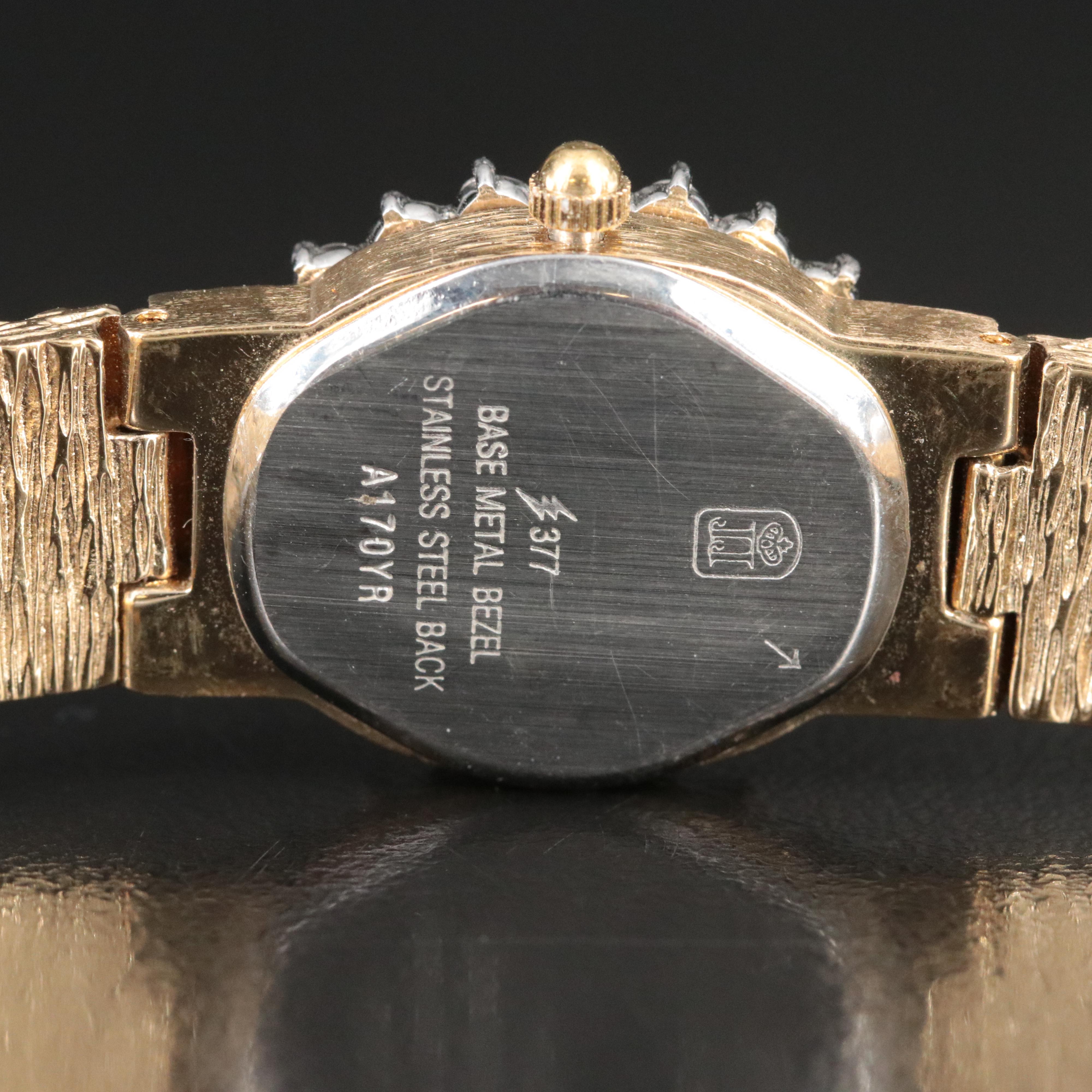 JJ Apropos Mother-of-Pearl Dial Ruby and White Zircon Watch | EBTH