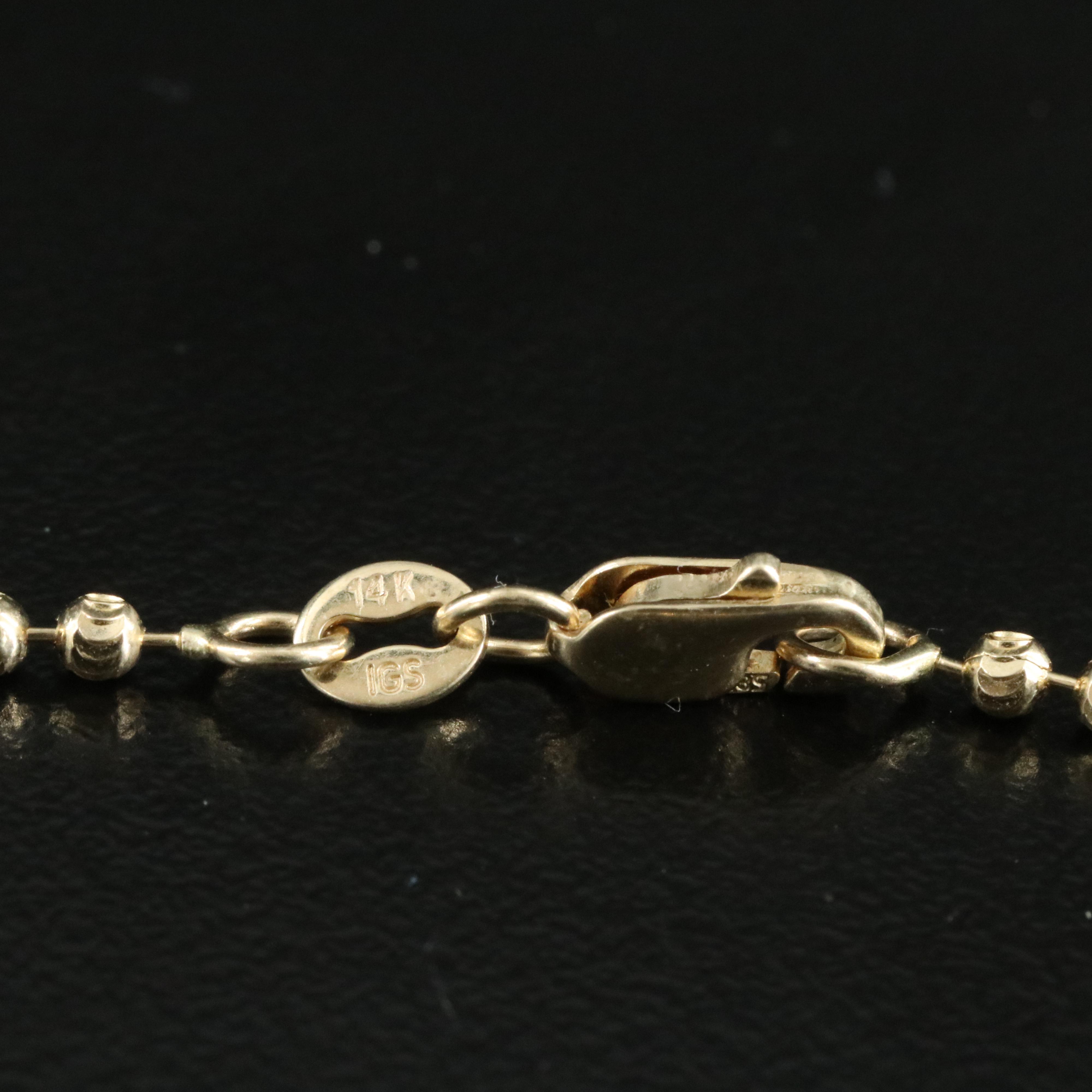 14K Sparkle Chain Necklace | EBTH