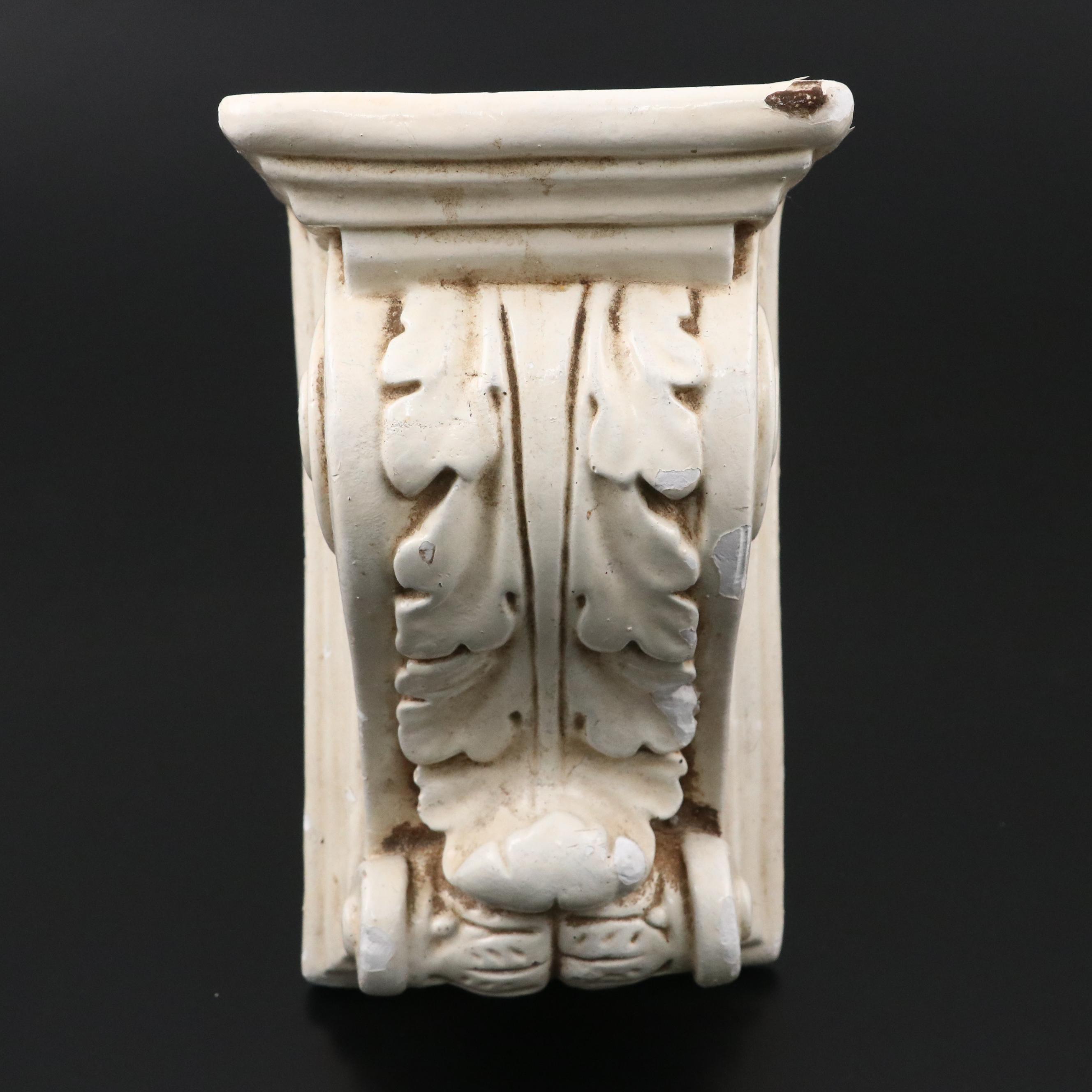 Neoclassical Style Frieze Wall Hanging with Acanthus Leaf Corbel Wall ...