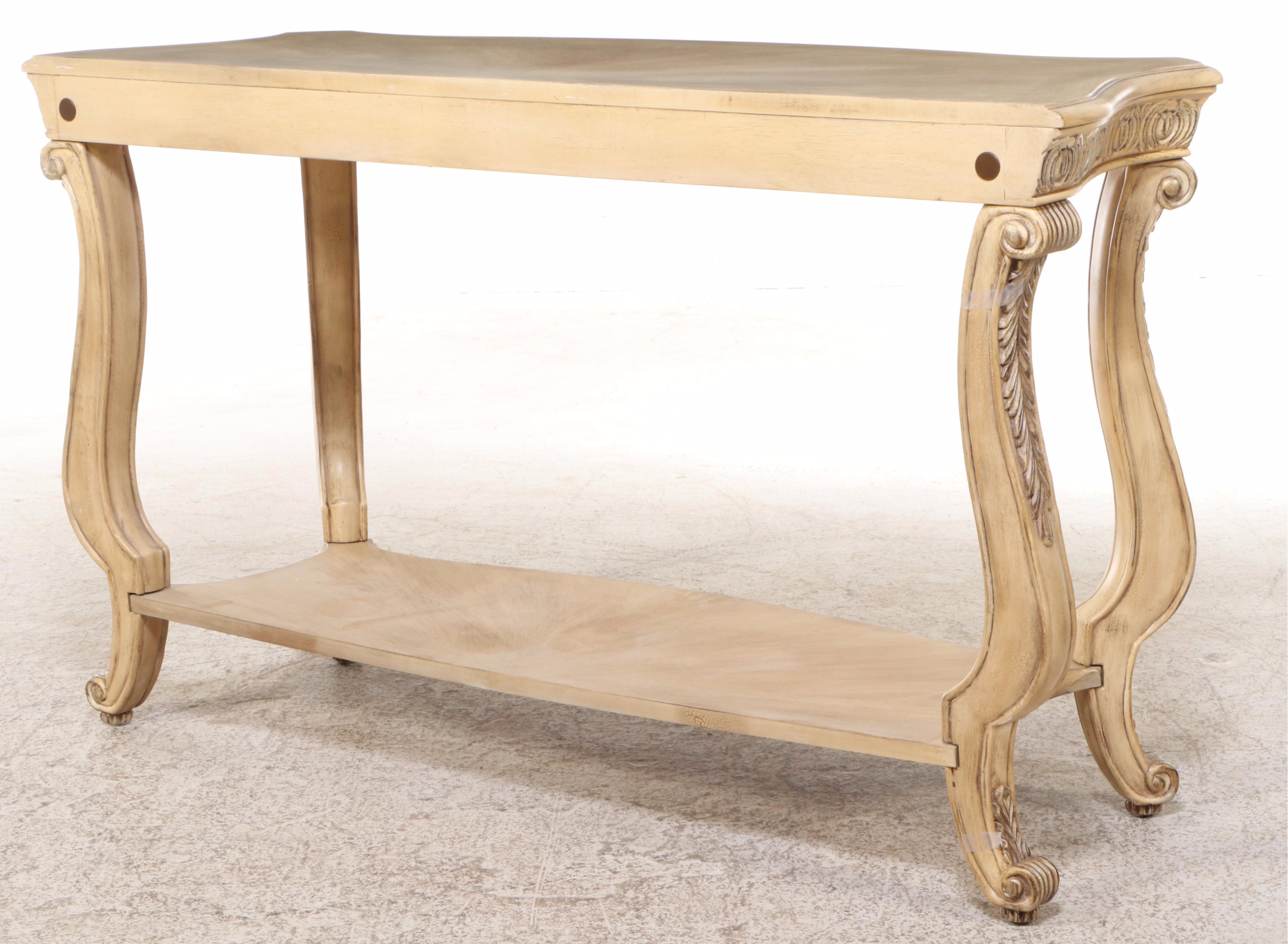 Baroque Style Two-Tiered Console Table | EBTH