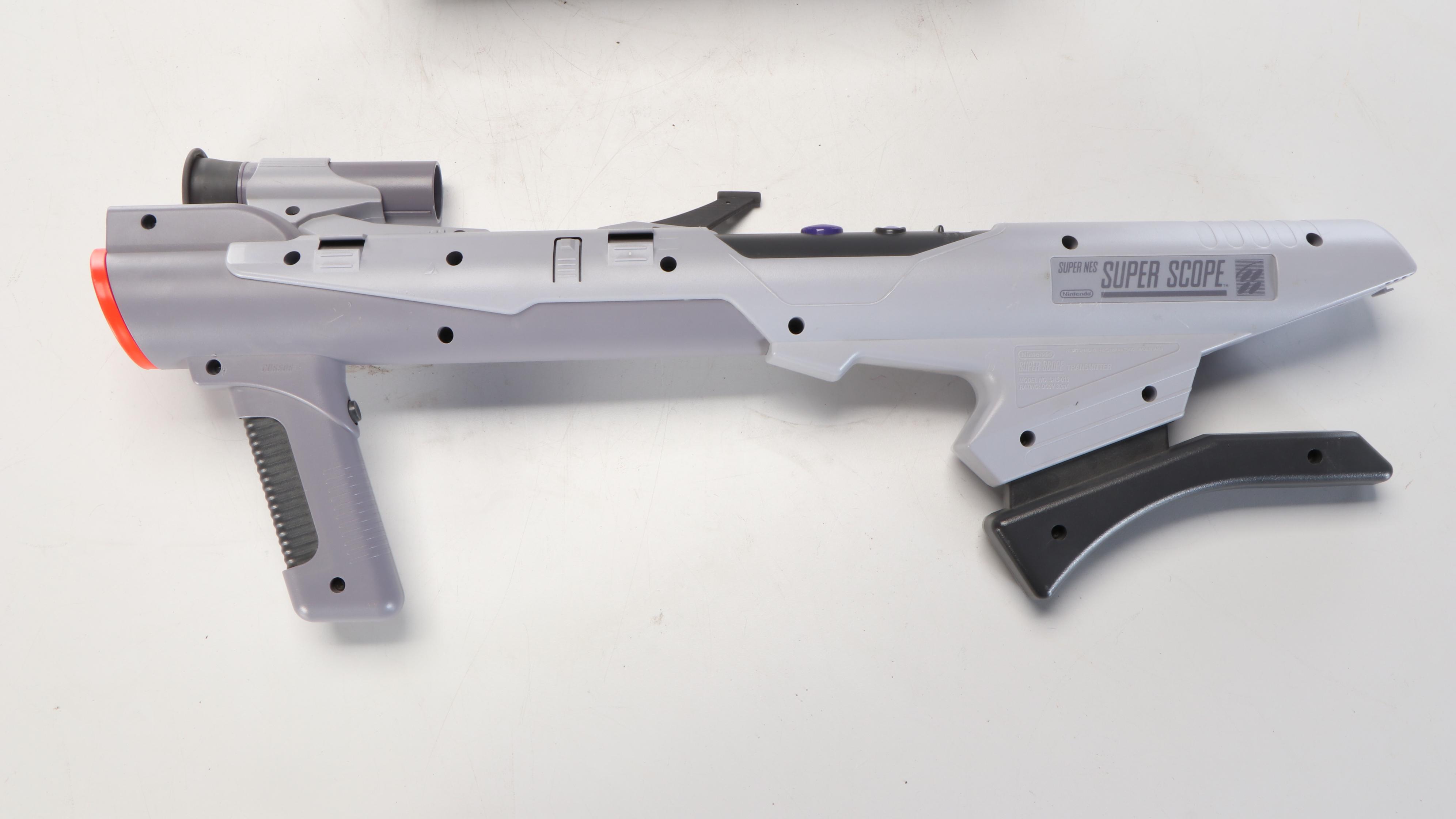 Nintendo SNES, Super Scope Transmitter and Games | EBTH