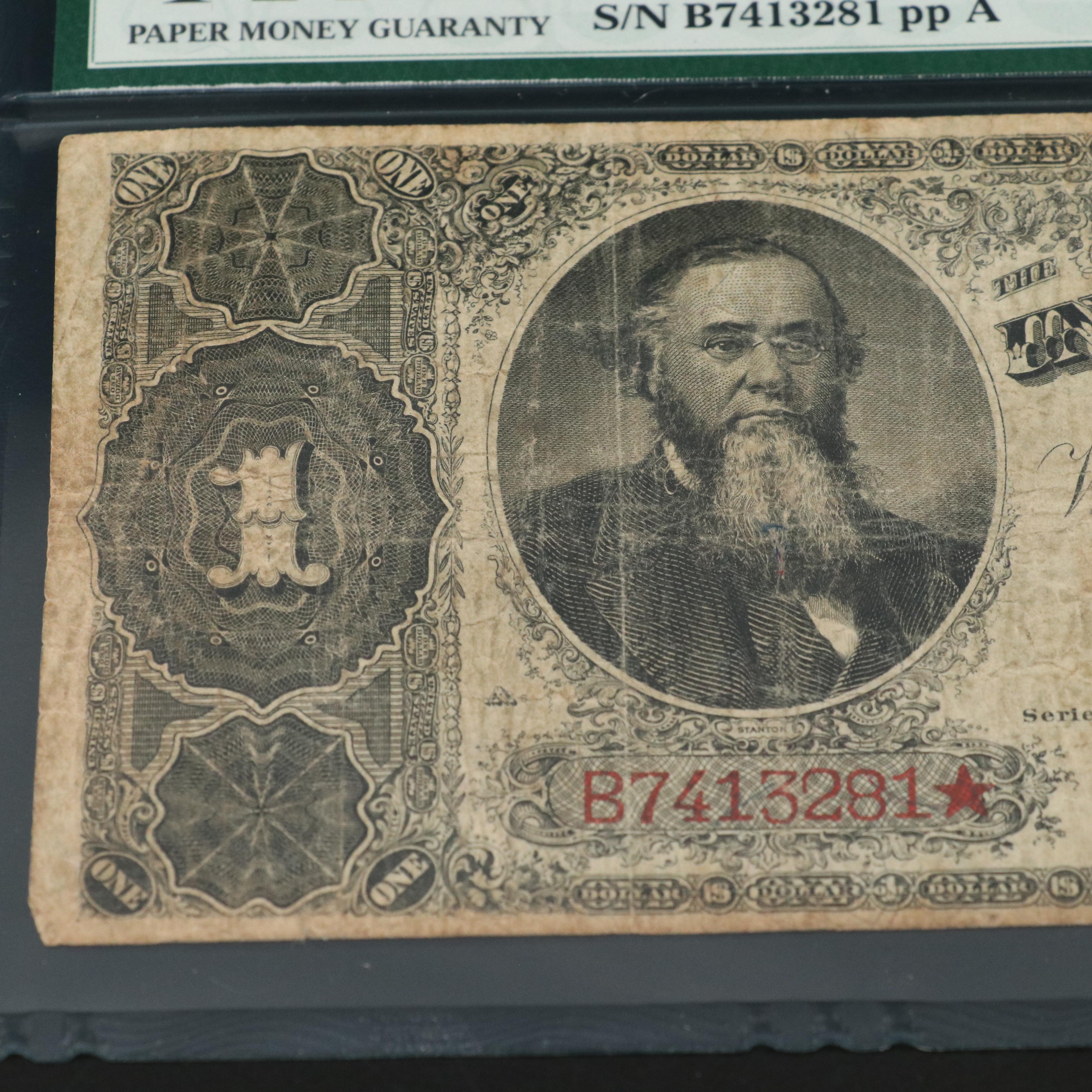 PMG Graded CF 15 FR#350 Series of 1891 $1 Treasury Note | EBTH