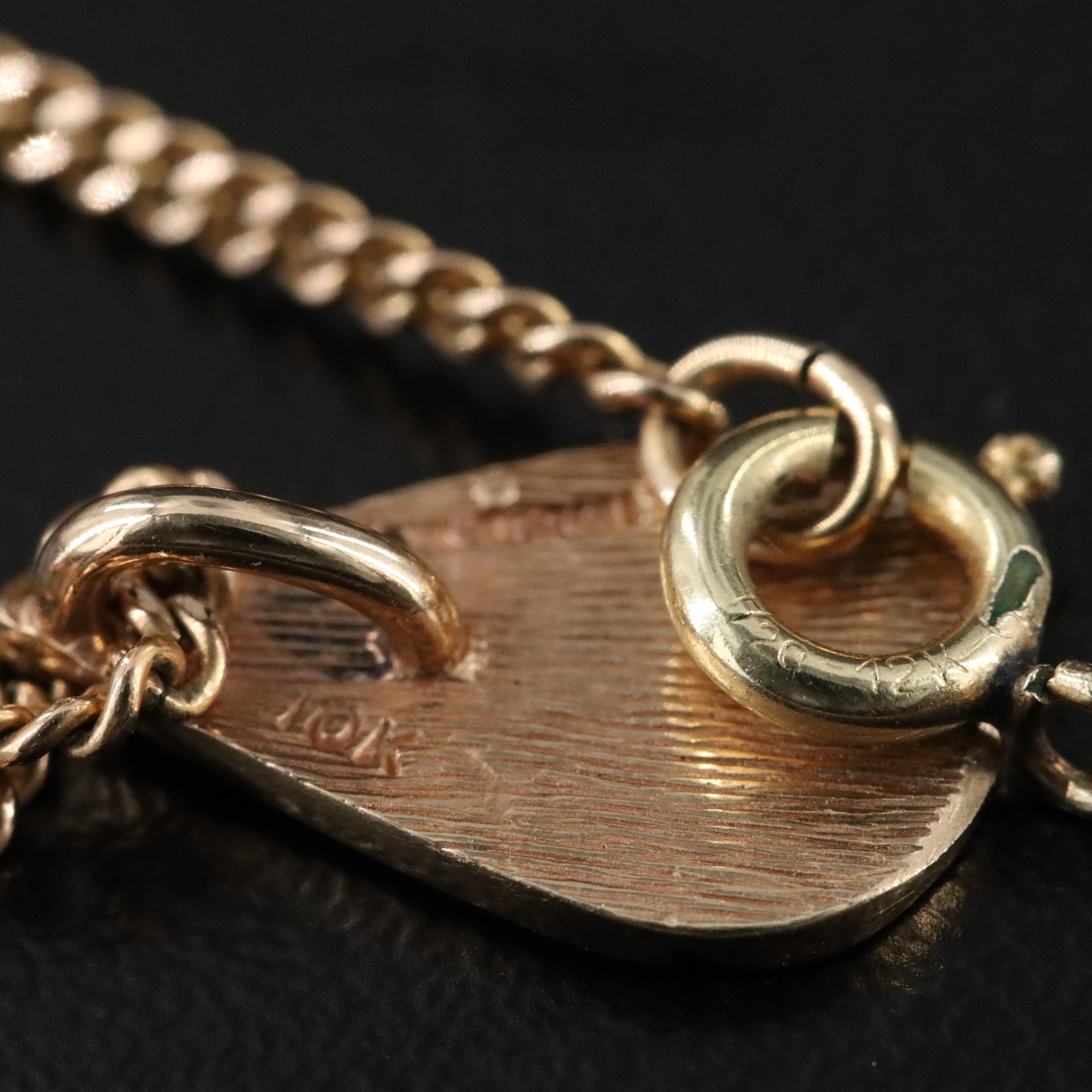 14K 0.10 CTW Diamond Earrings and Kathy Bernu 10K Pendant on Gold ...