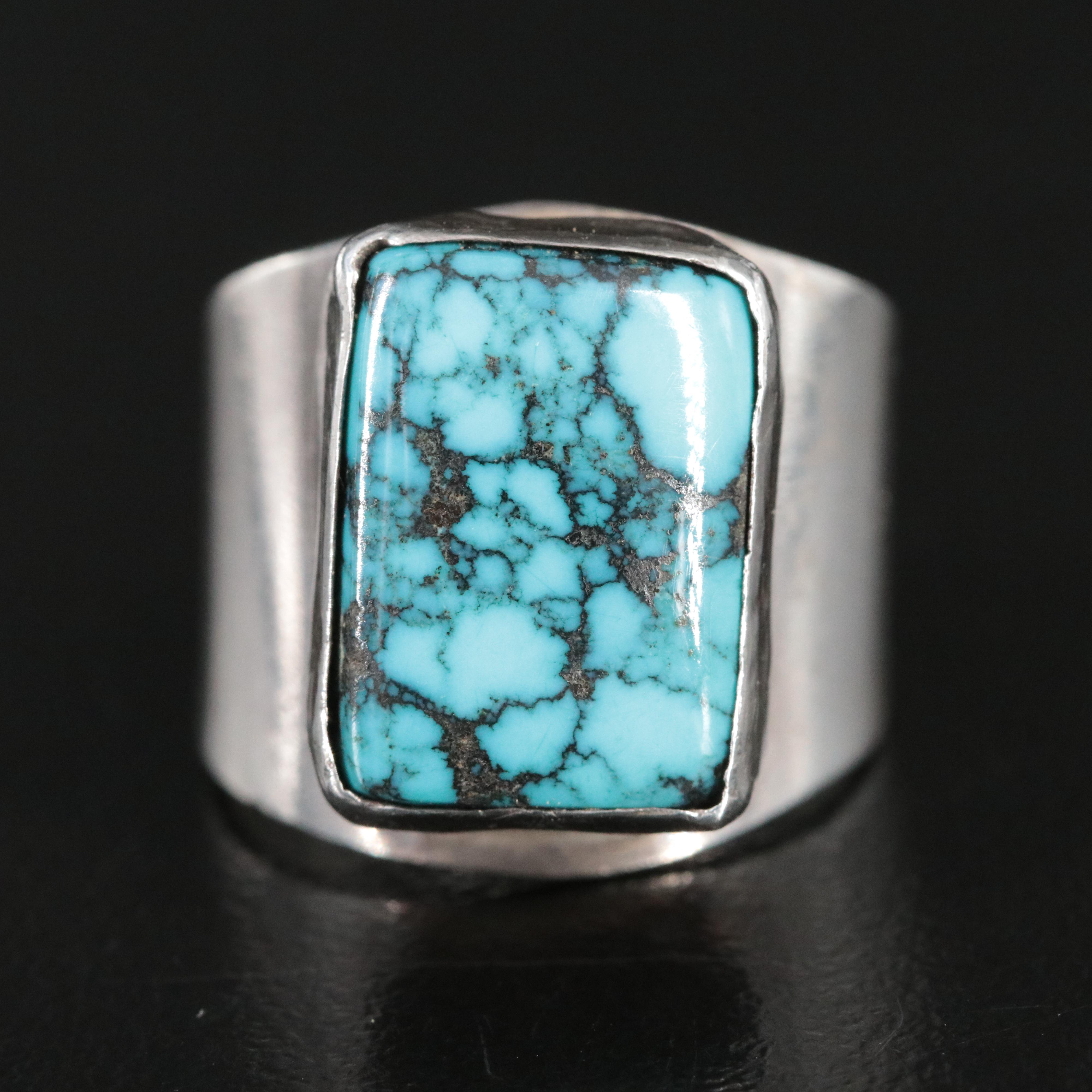 Vintage Sterling Turquoise Ring | EBTH