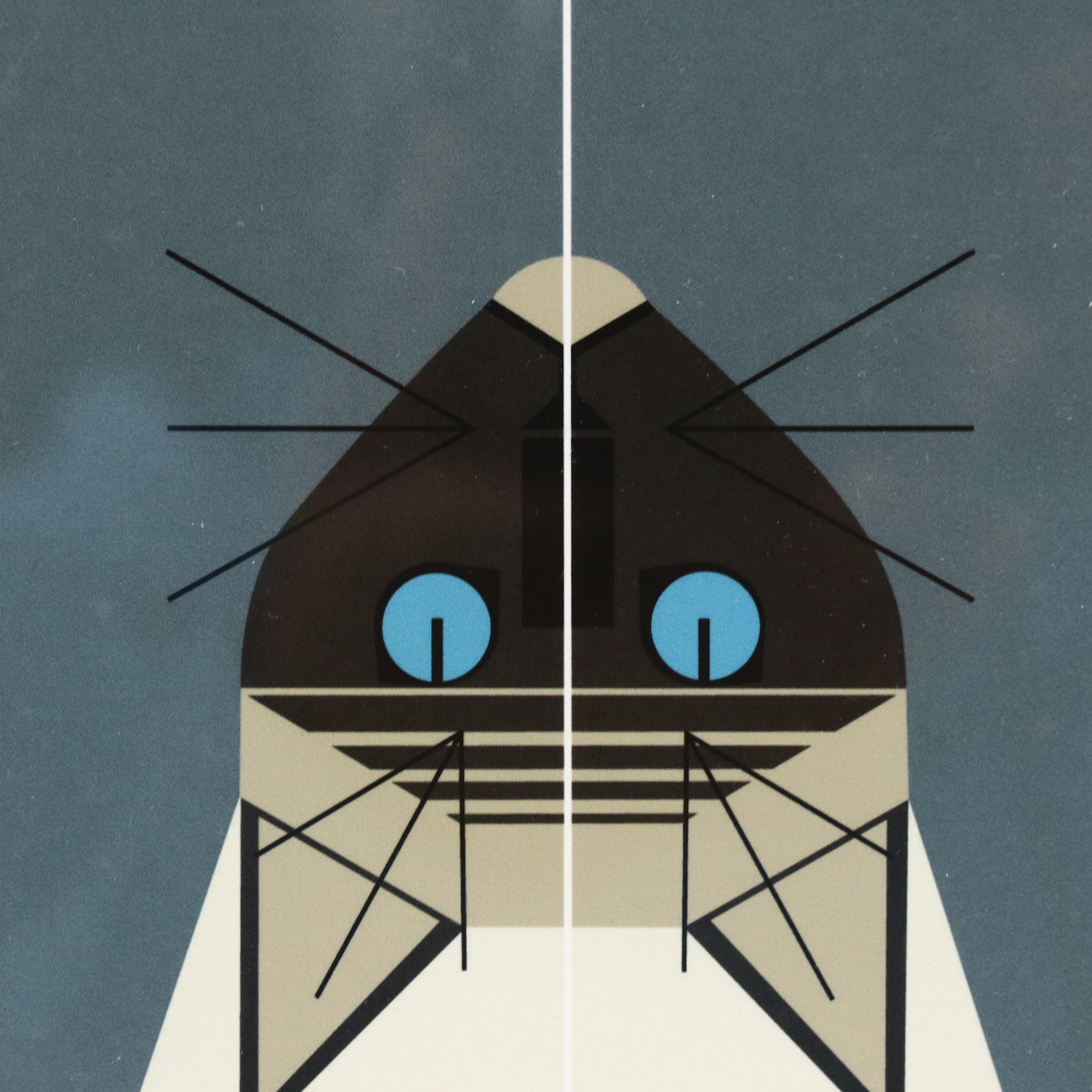 Charley Harper Giclée "Along Came a Spider," 2005 | EBTH