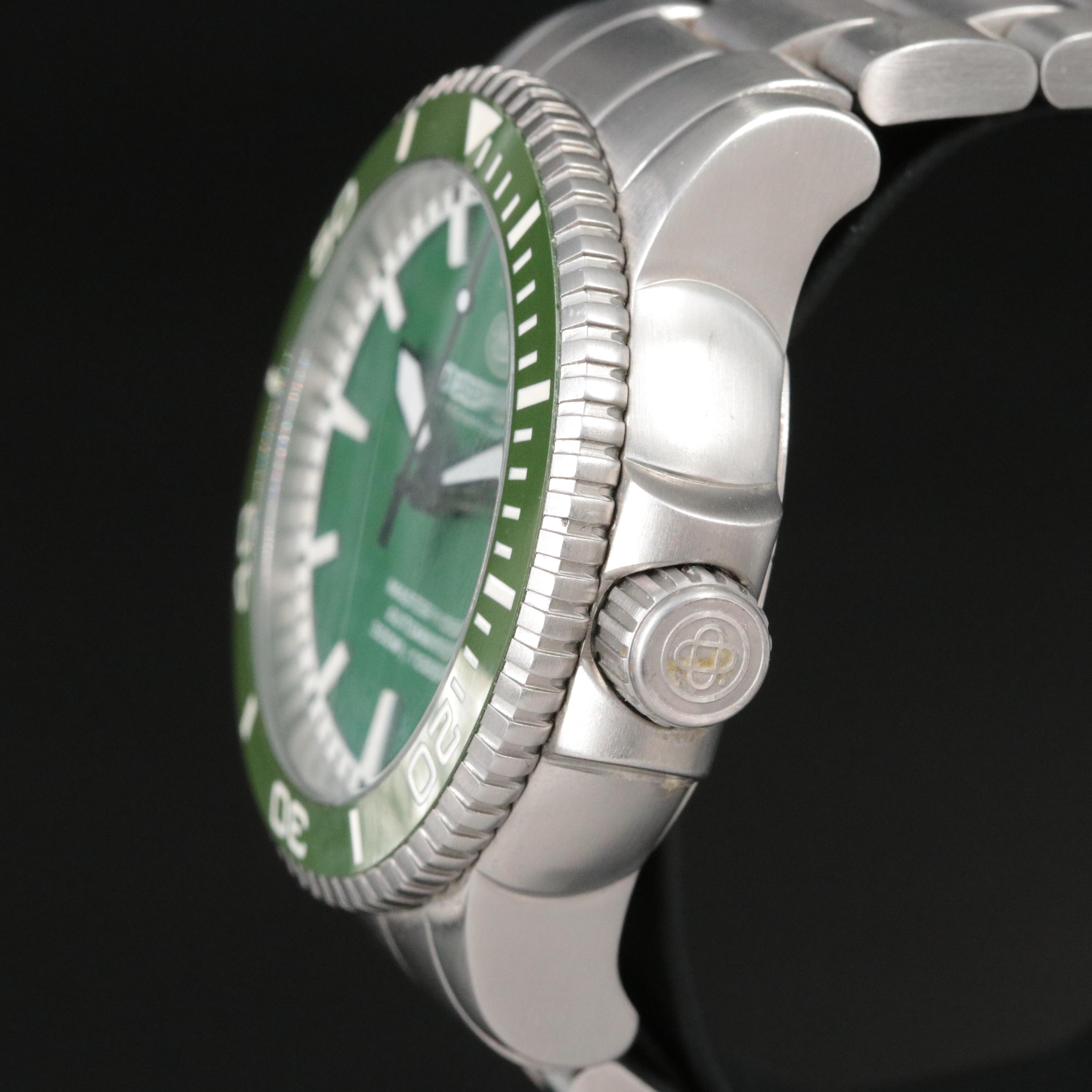 Deep Blue Precision Diver Stainless Steel Date Automatic Watch | EBTH