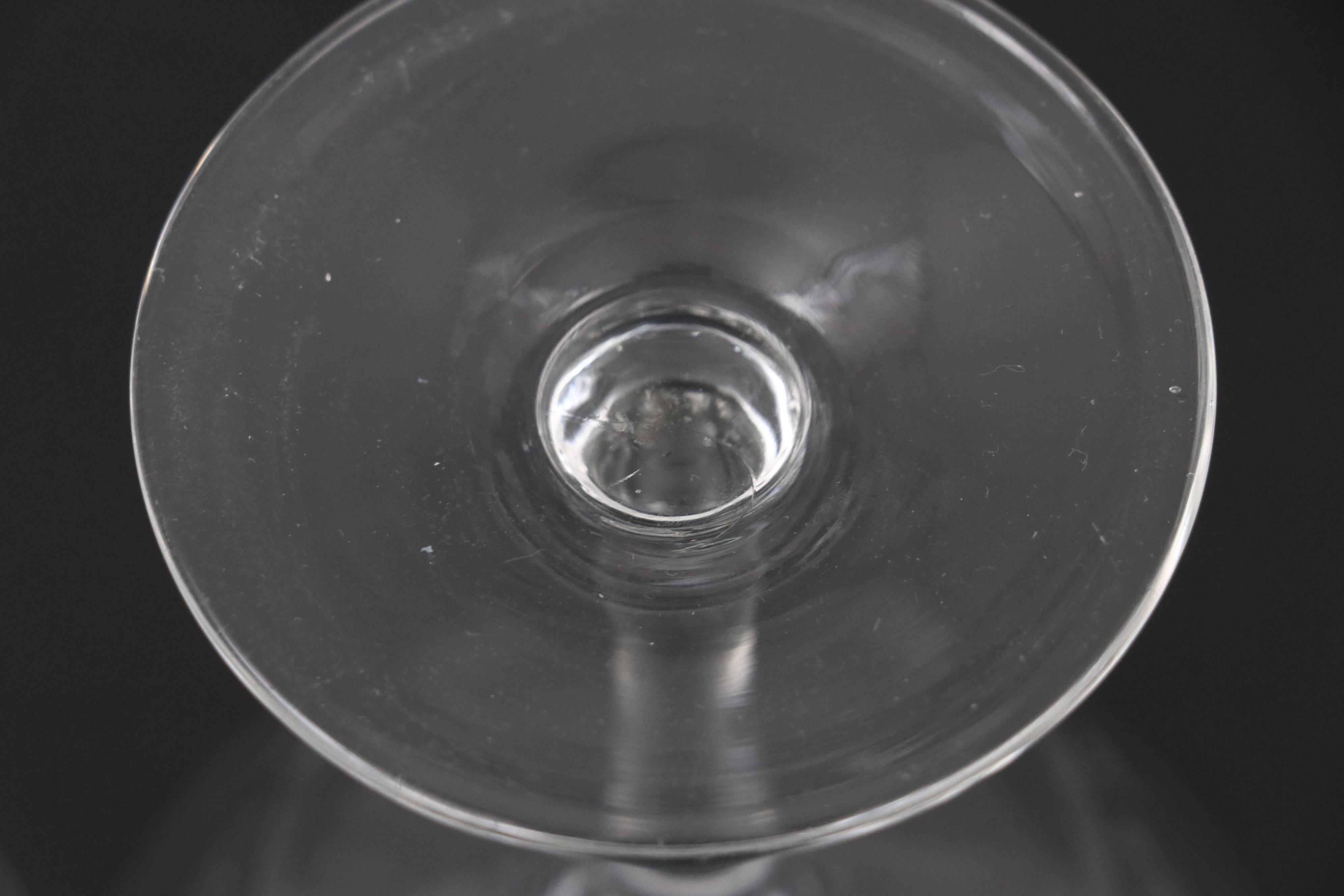 I. W. Harper Glass Decanter with Silver Plate Tray and Coupe Champagne ...