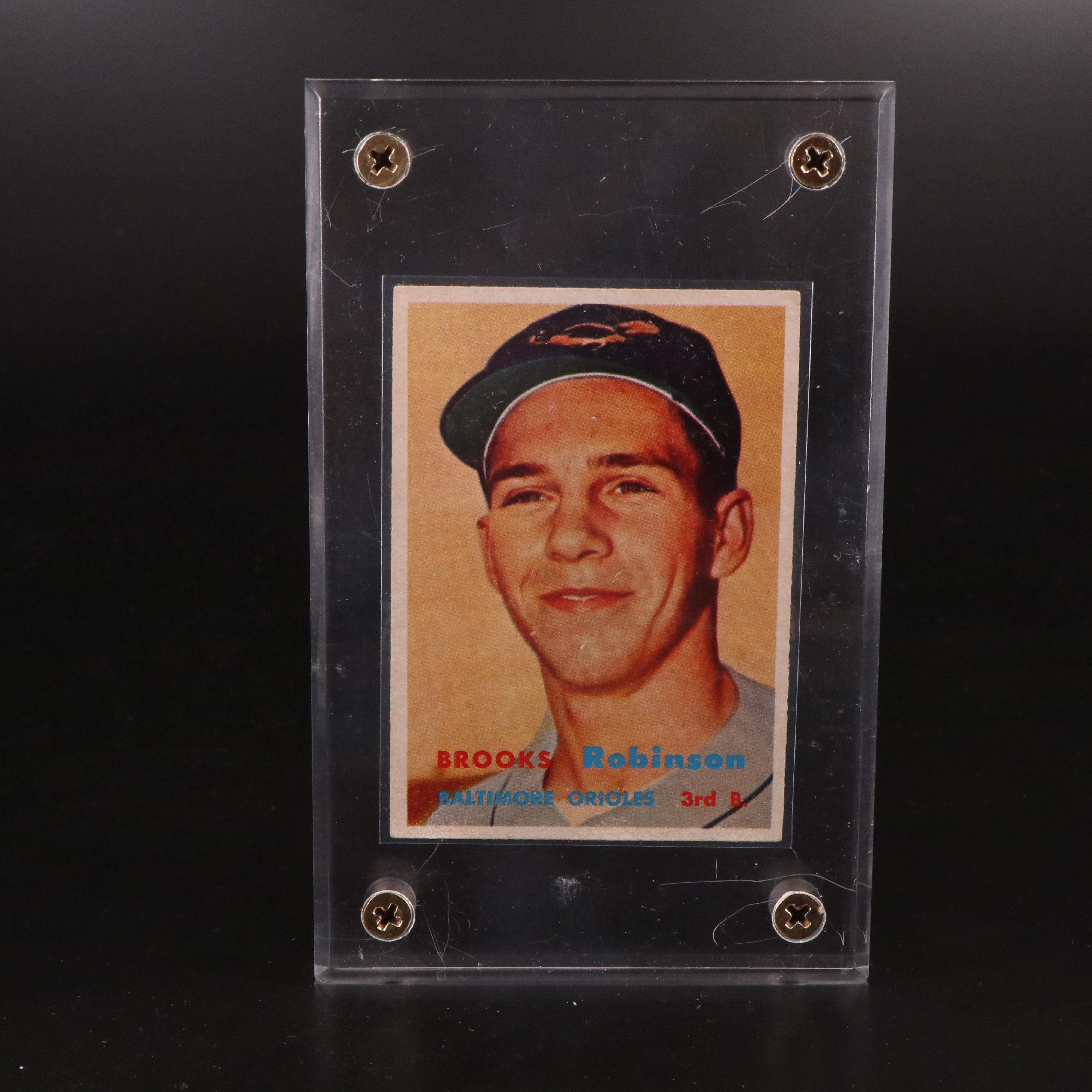 1957 Topps Frank Robinson and Brooks Robinson Rookie Baseball Cards | EBTH
