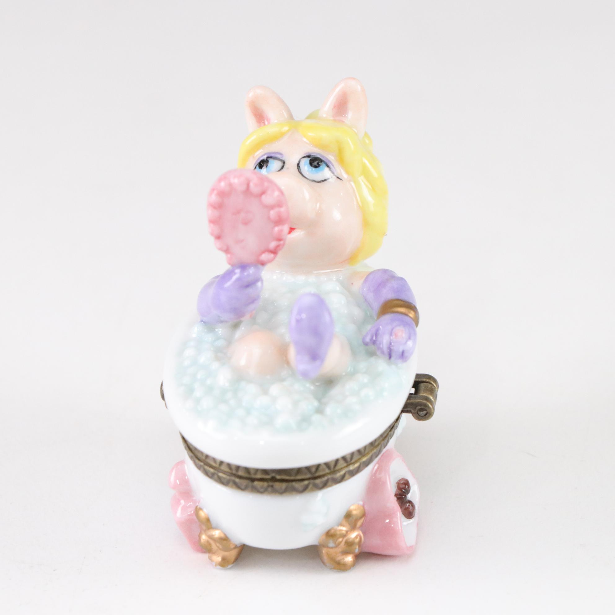 Muppets Miss Piggy's Bubble Bath Trinket Box | EBTH