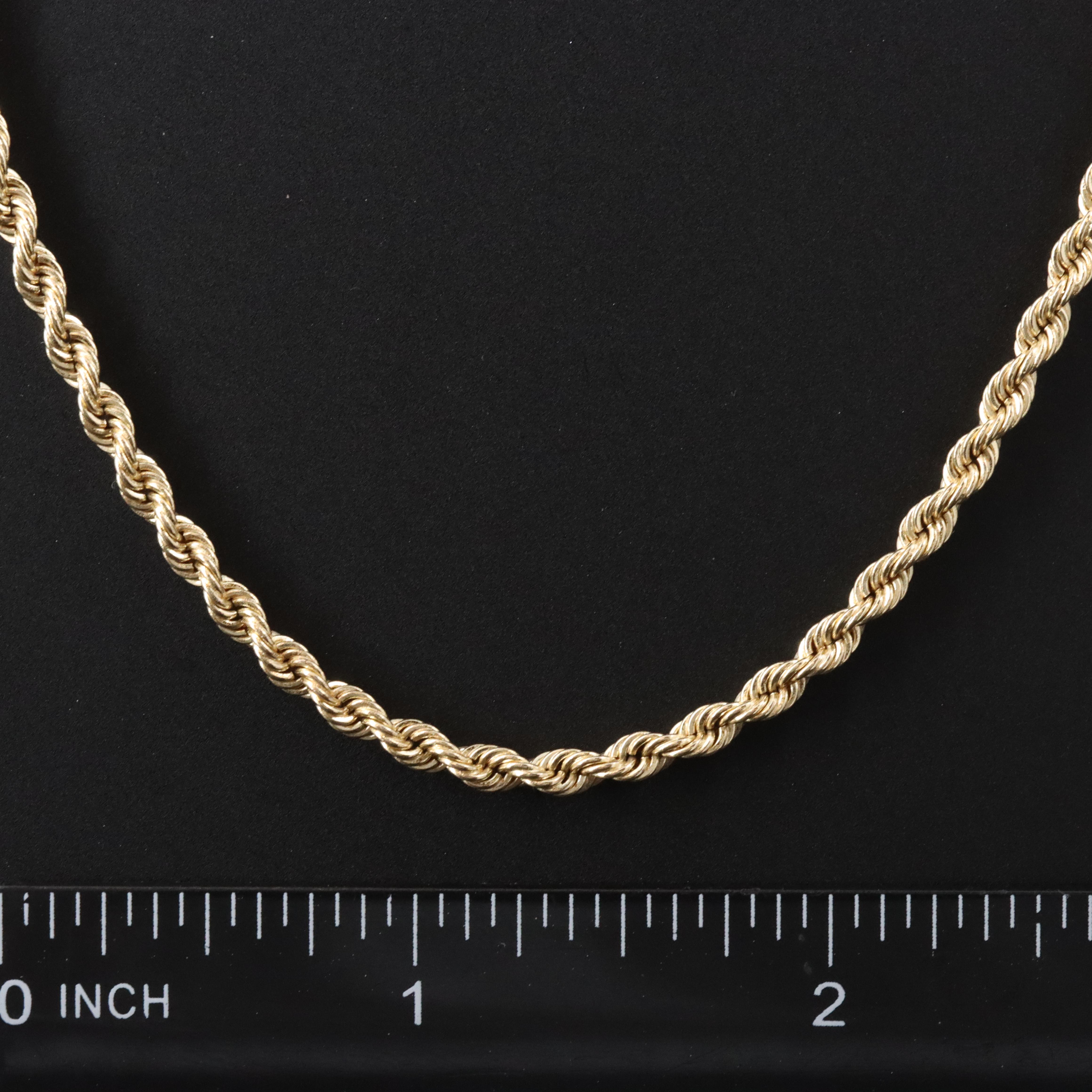 14K Braided Rope Chain Necklace | EBTH