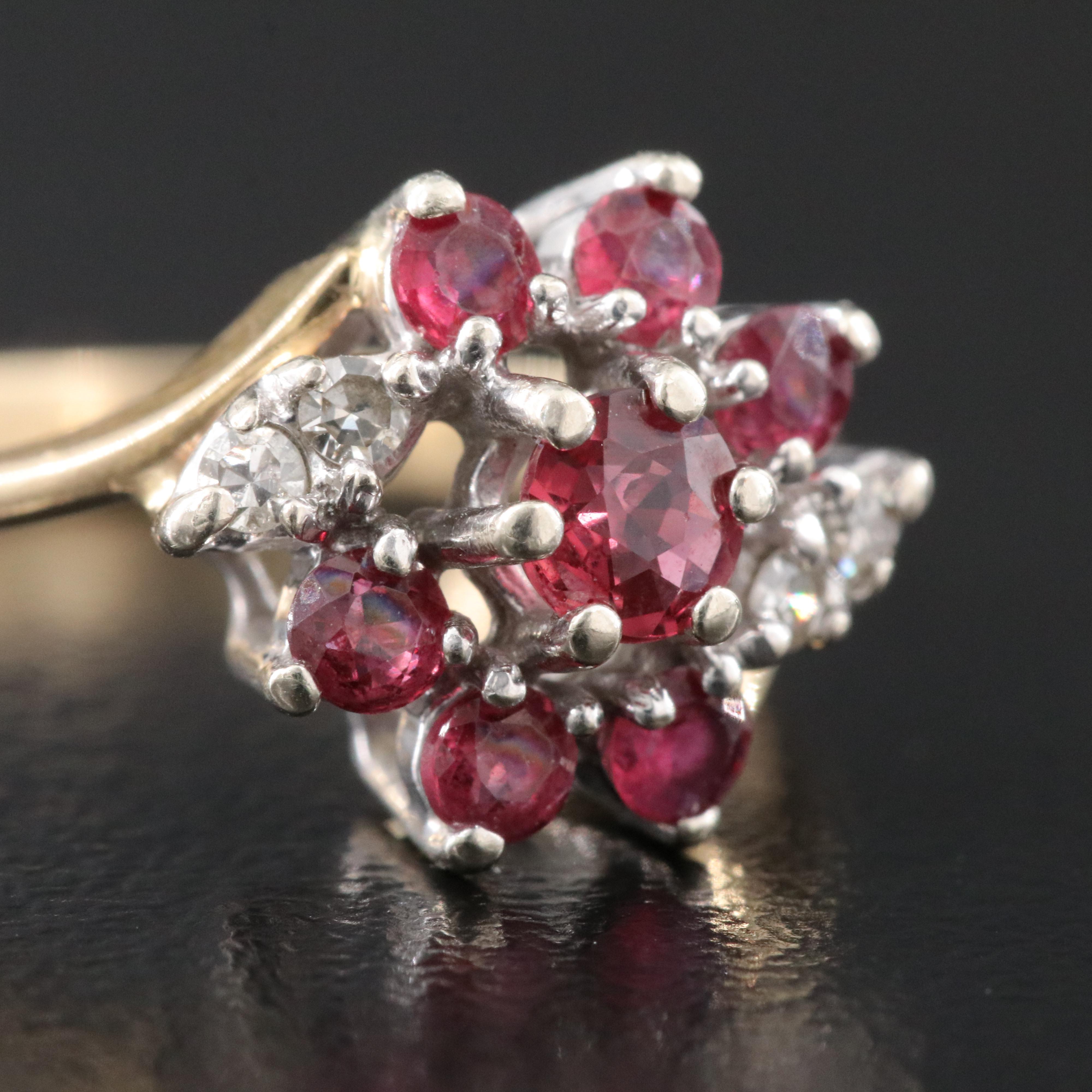 14K Ruby and Diamond Ring | EBTH