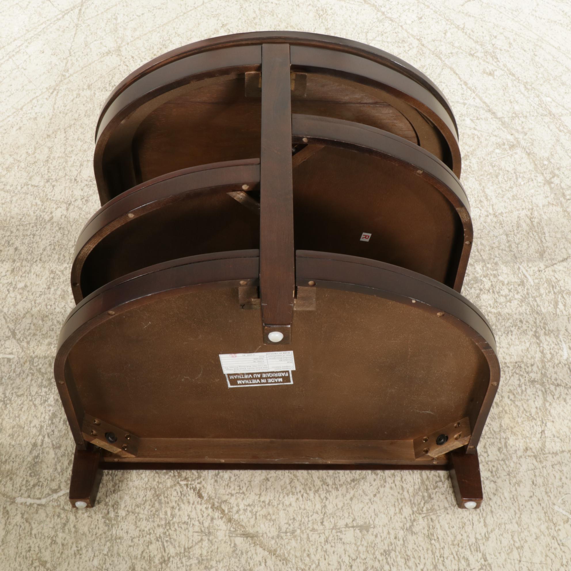 Contemporary Curved Front Side Table | EBTH