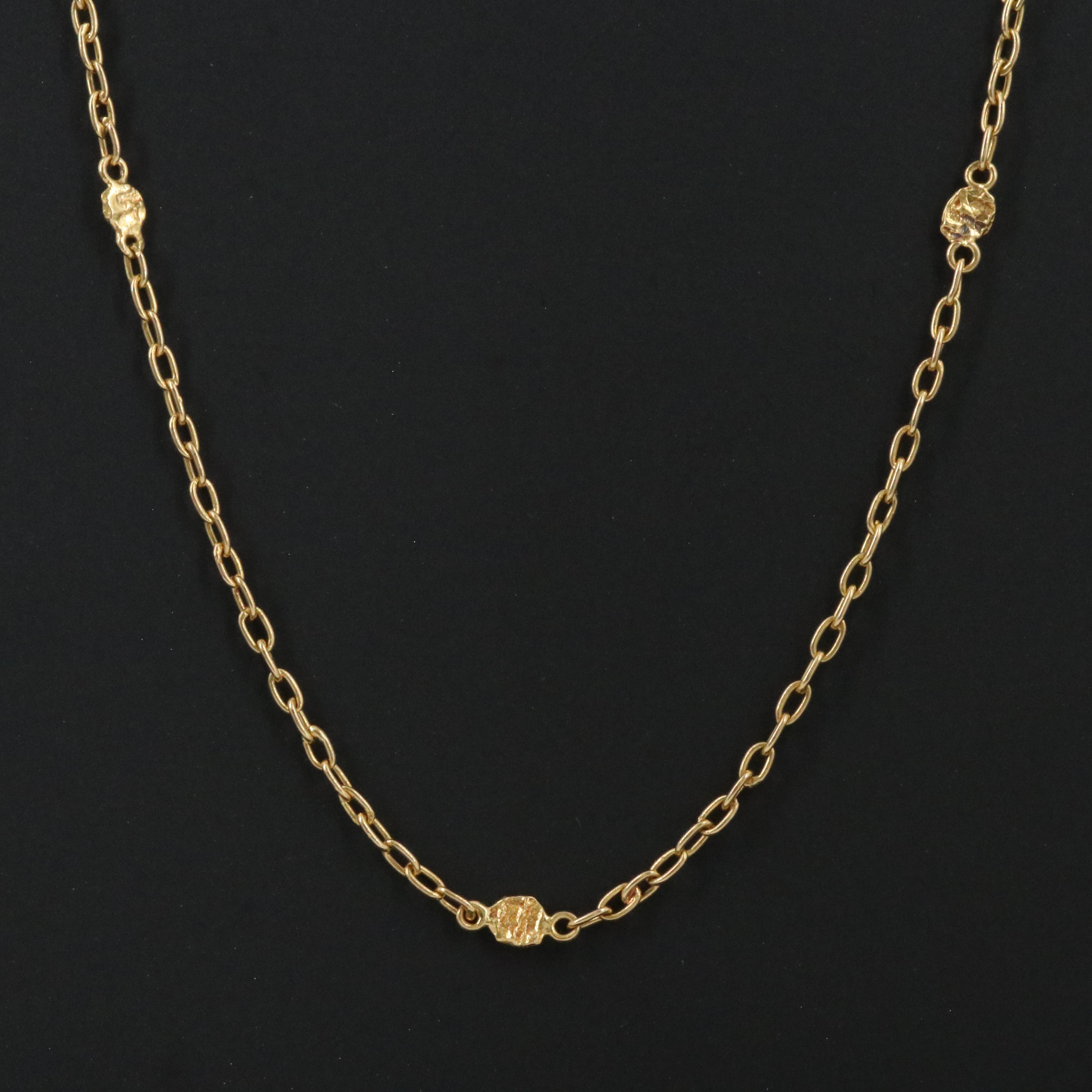 14K Station Necklace | EBTH