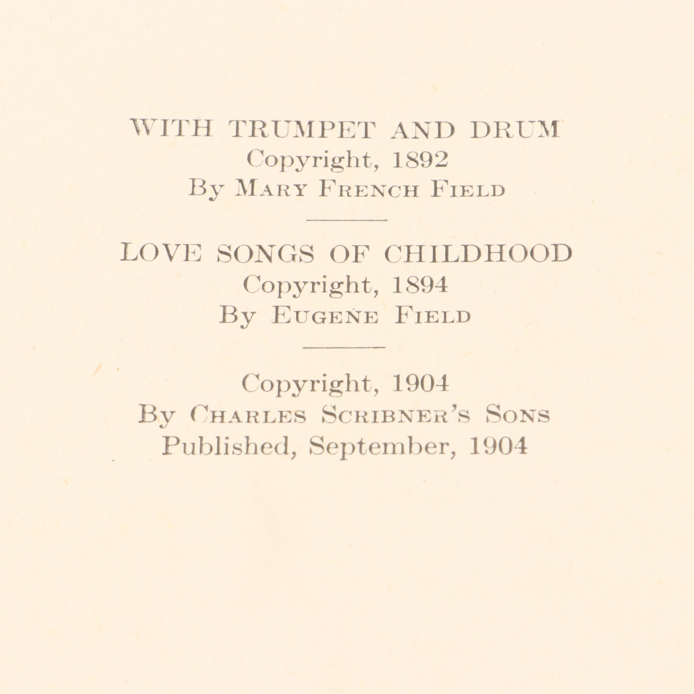 Maxfield Parrish Illustrated First Edition "Poems of Childhood" by ...
