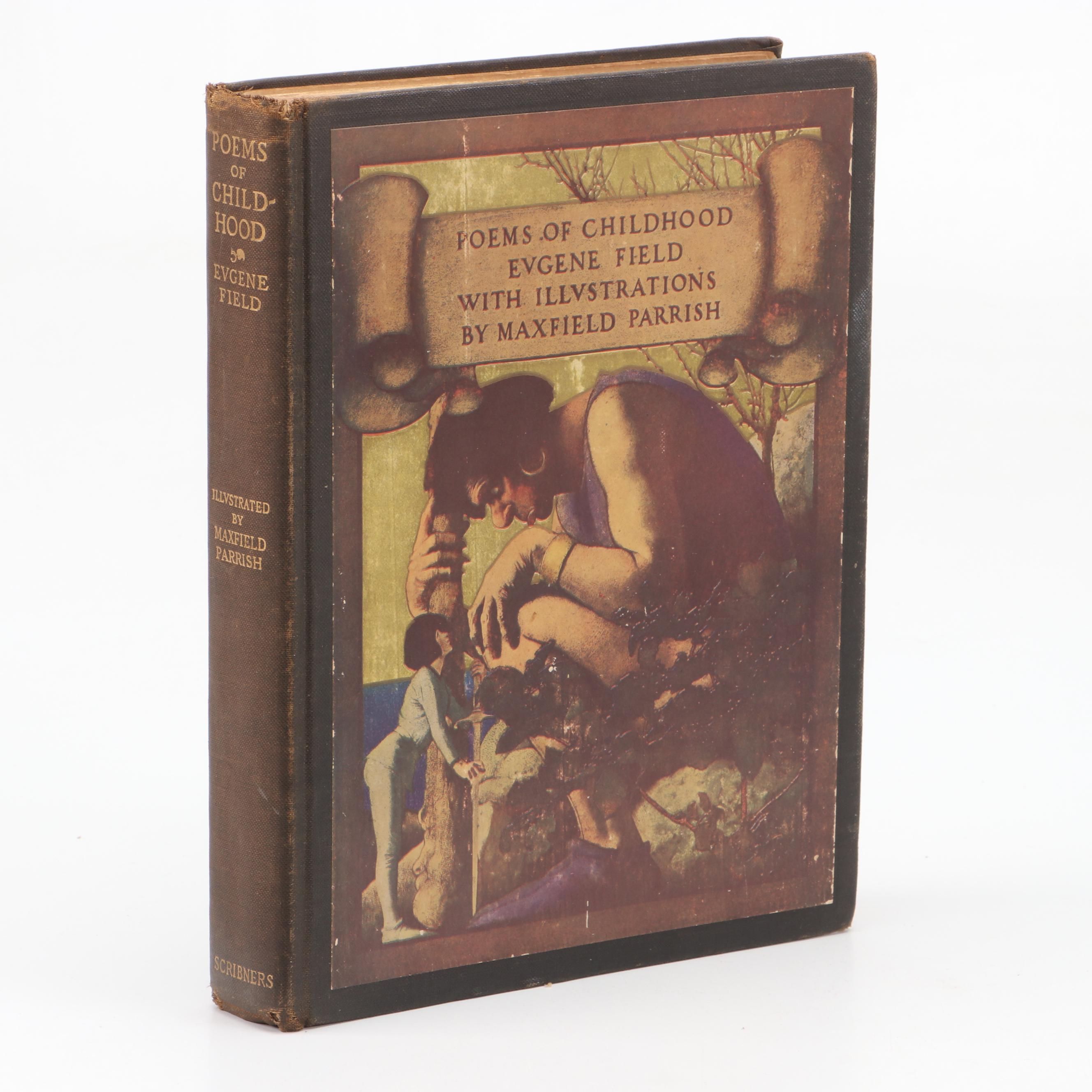 Maxfield Parrish Illustrated First Edition "Poems of Childhood" by ...