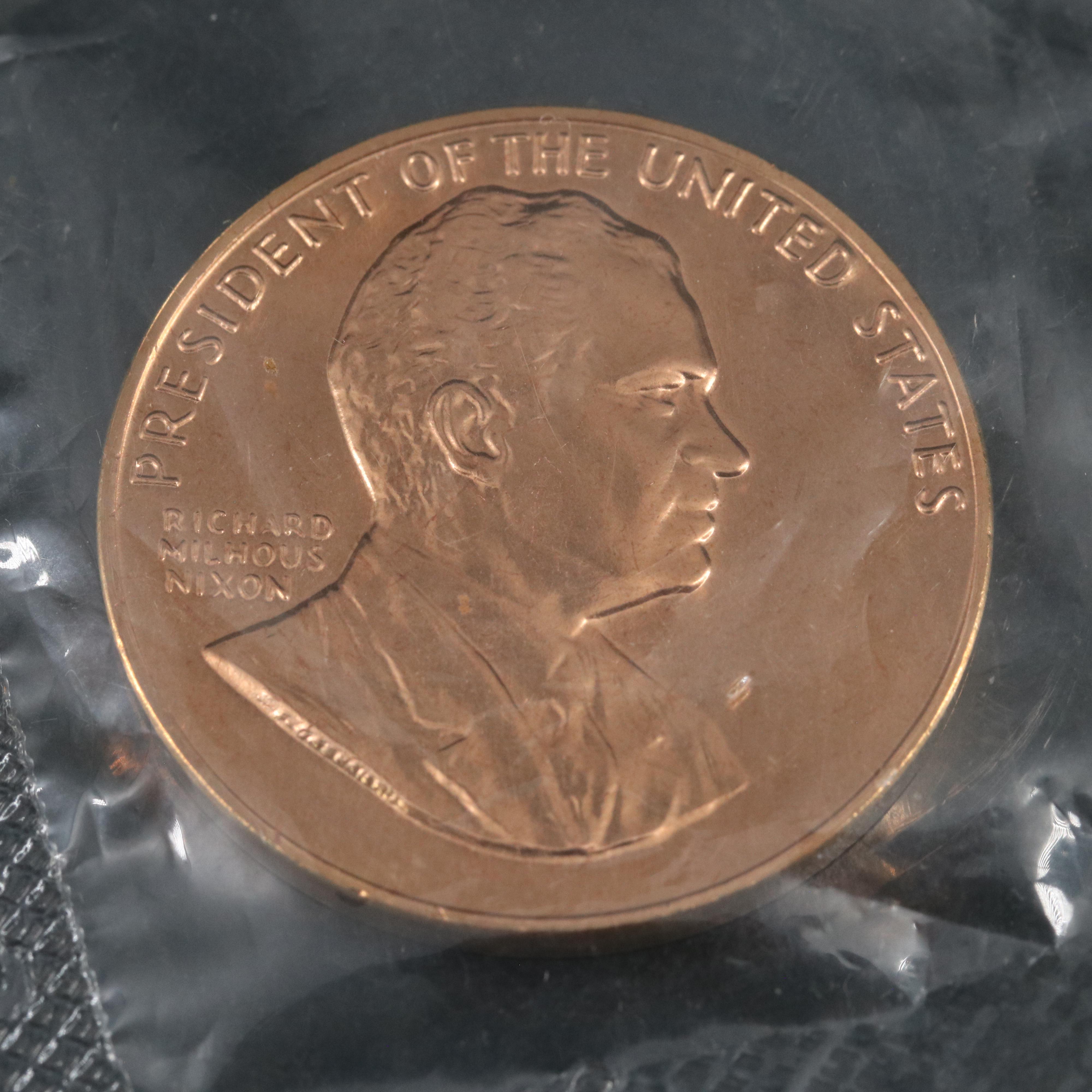 Four Commemorative Presidential Bronze Medals | EBTH
