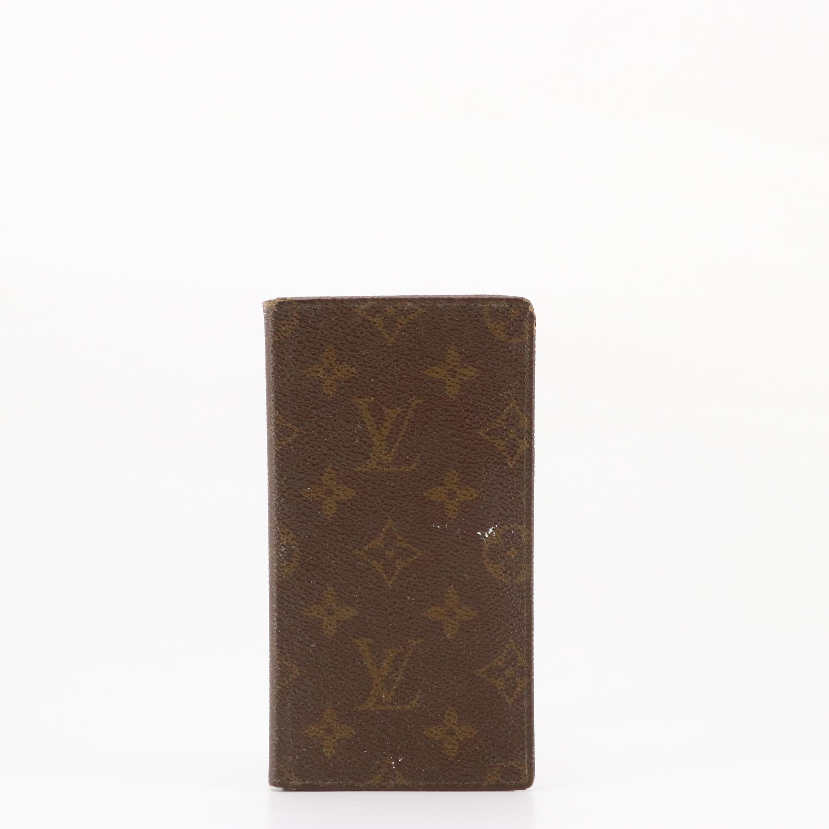The French Company/Louis Vuitton Clutch and Checkbook Cover in Monogram ...