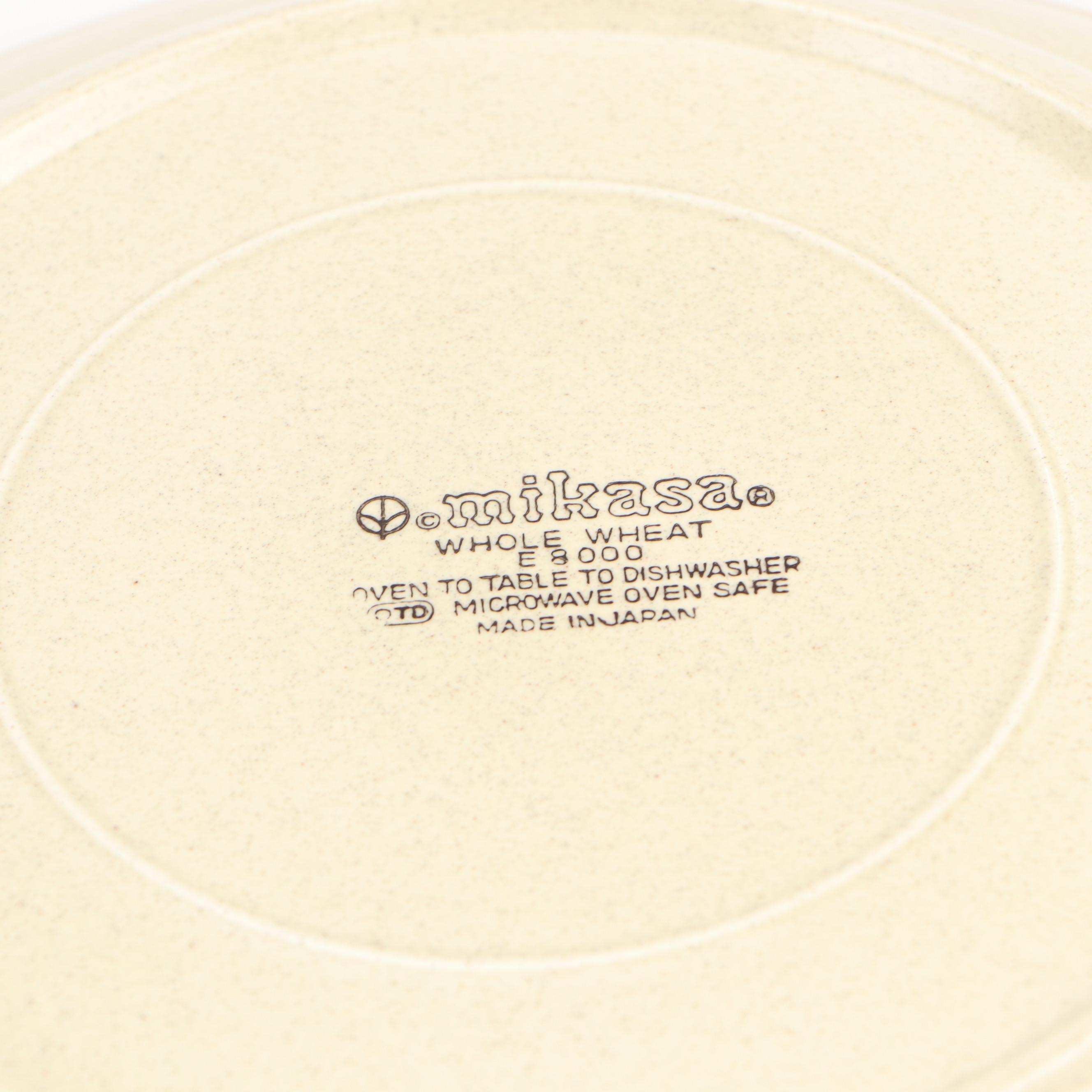 Mikasa "Whole Wheat" Stoneware Dinnerware, Late 20th Century | EBTH