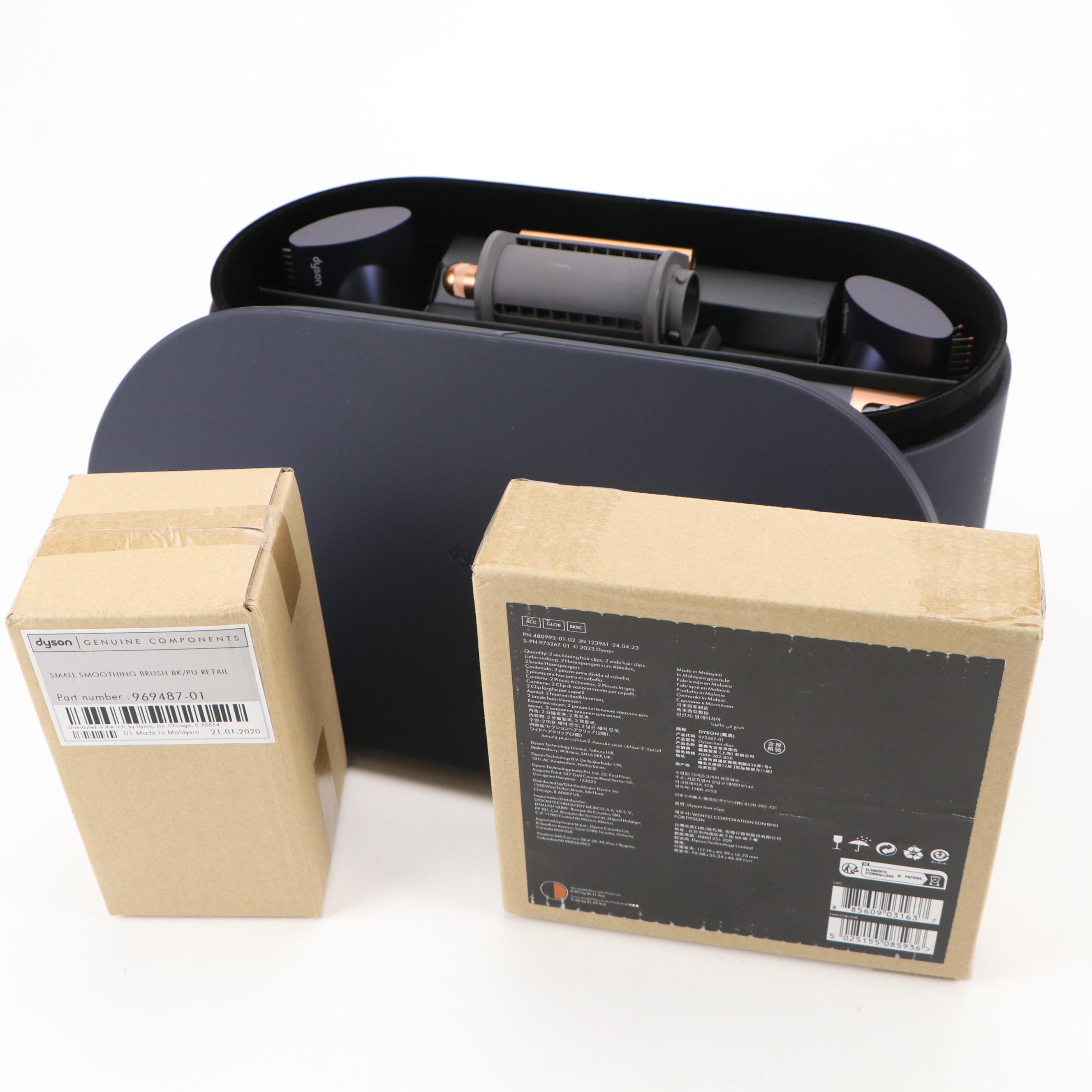 Dyson Complete Long Airwrap, Smoothing Brush and Hair Clips | EBTH