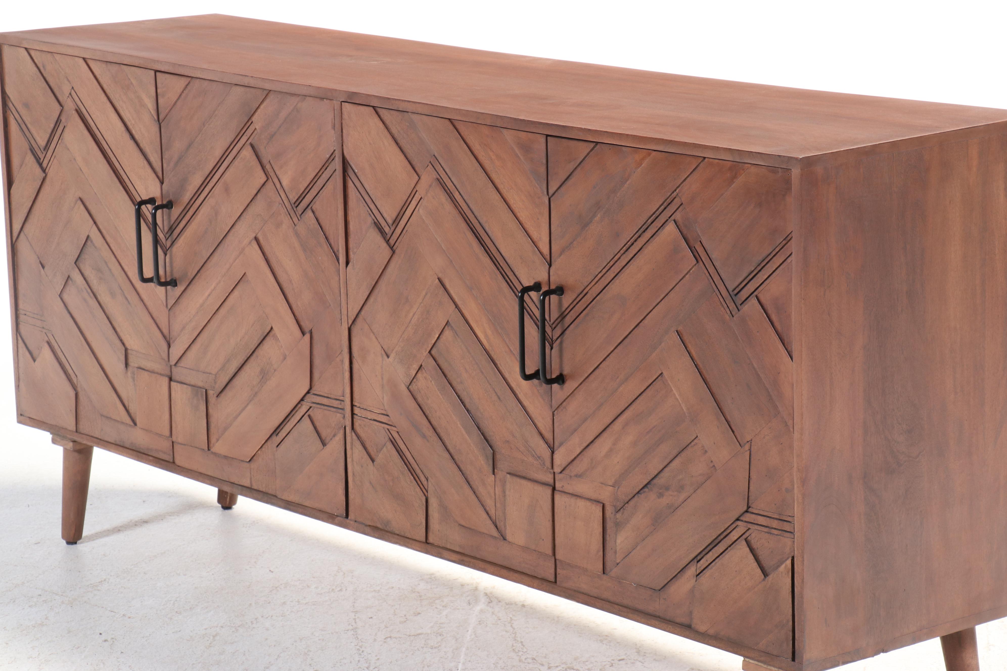 Matthew Izzo Mango Wood Credenza | EBTH