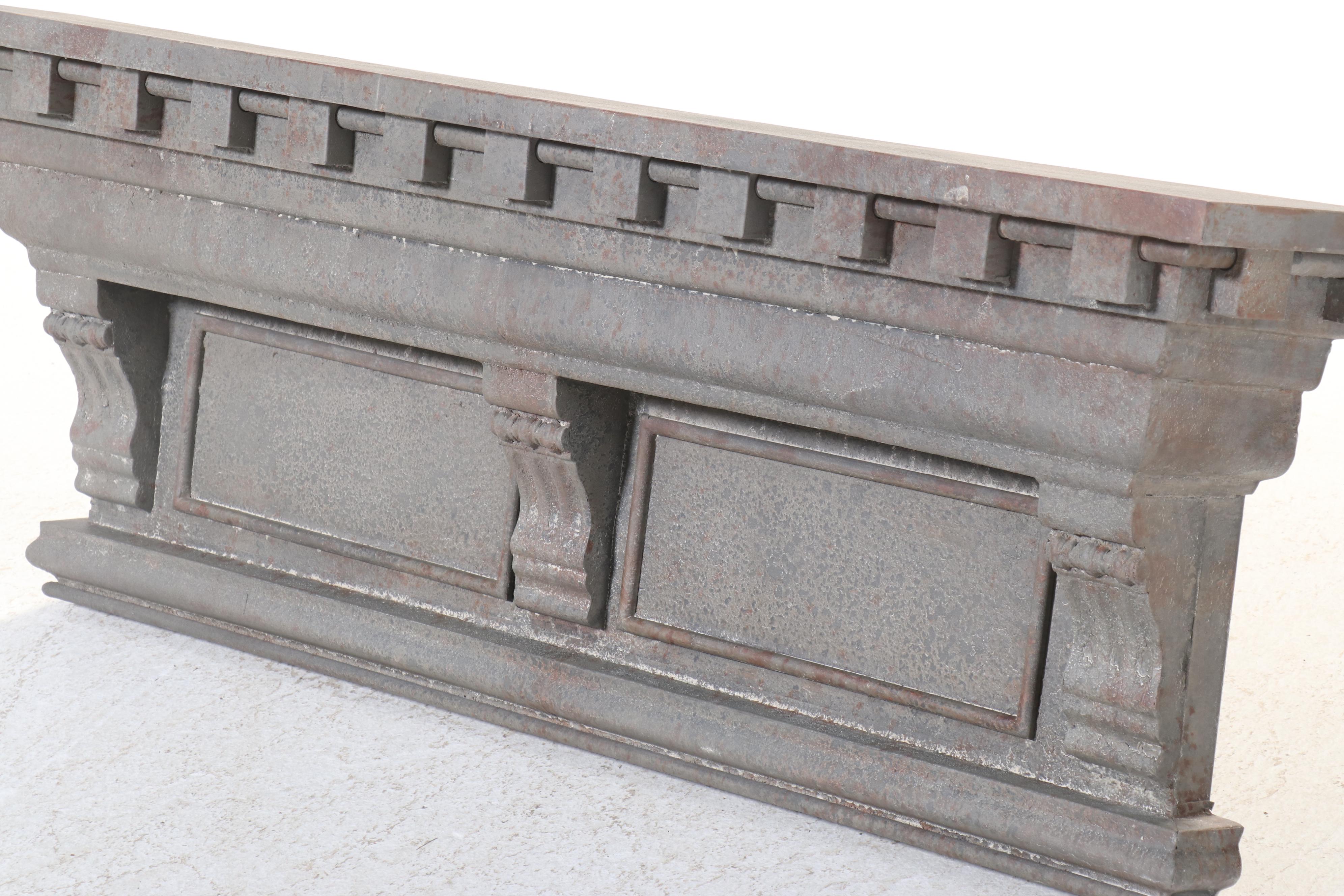 Distressed Metal Mantle Wall Hanging | EBTH