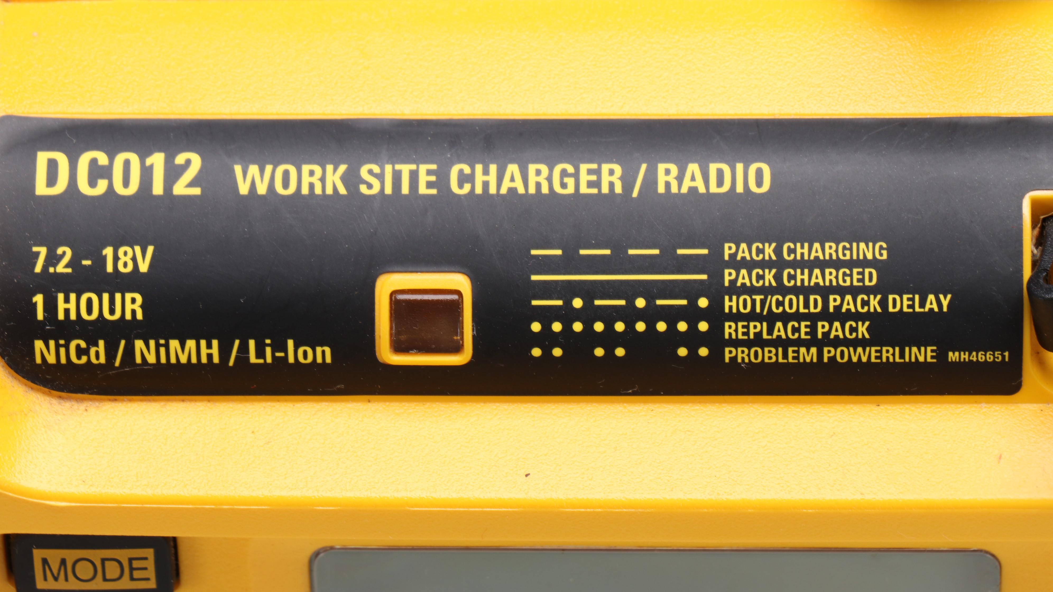 DeWalt DC012 Work Site Charger/Radio with DC970 and DW927 Cordless Drills | EBTH