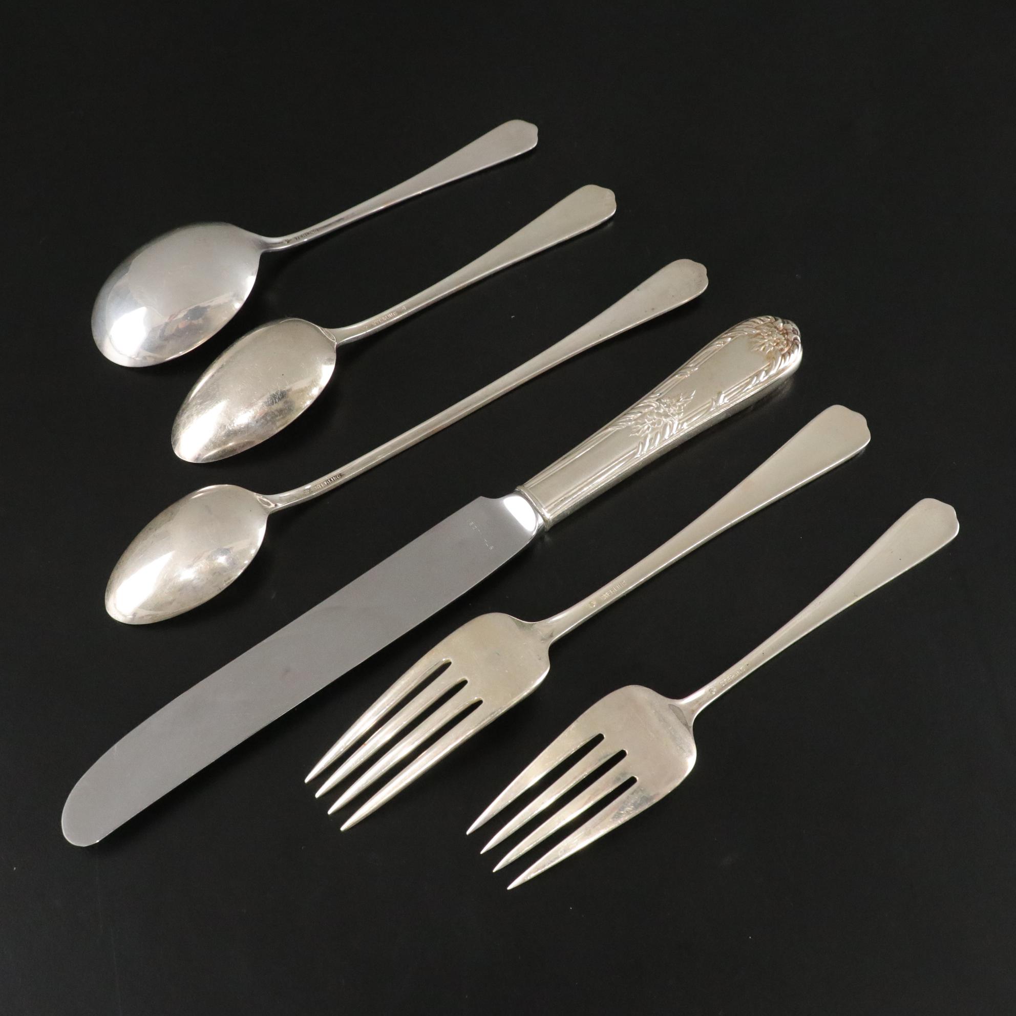 Sterling Silver "Splendor" Flatware Set by International Silver | EBTH
