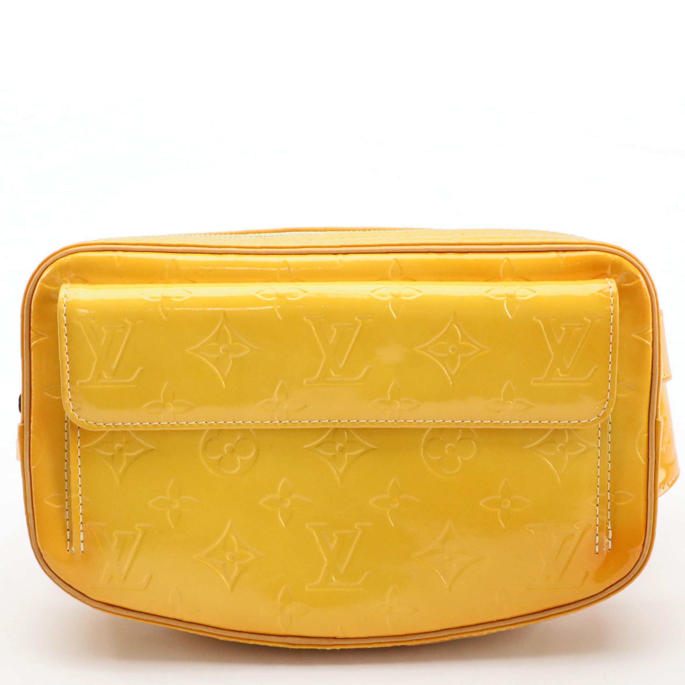 Louis Vuitton Fulton Waist Bag in Monogram Vernis and Vachetta Leather ...