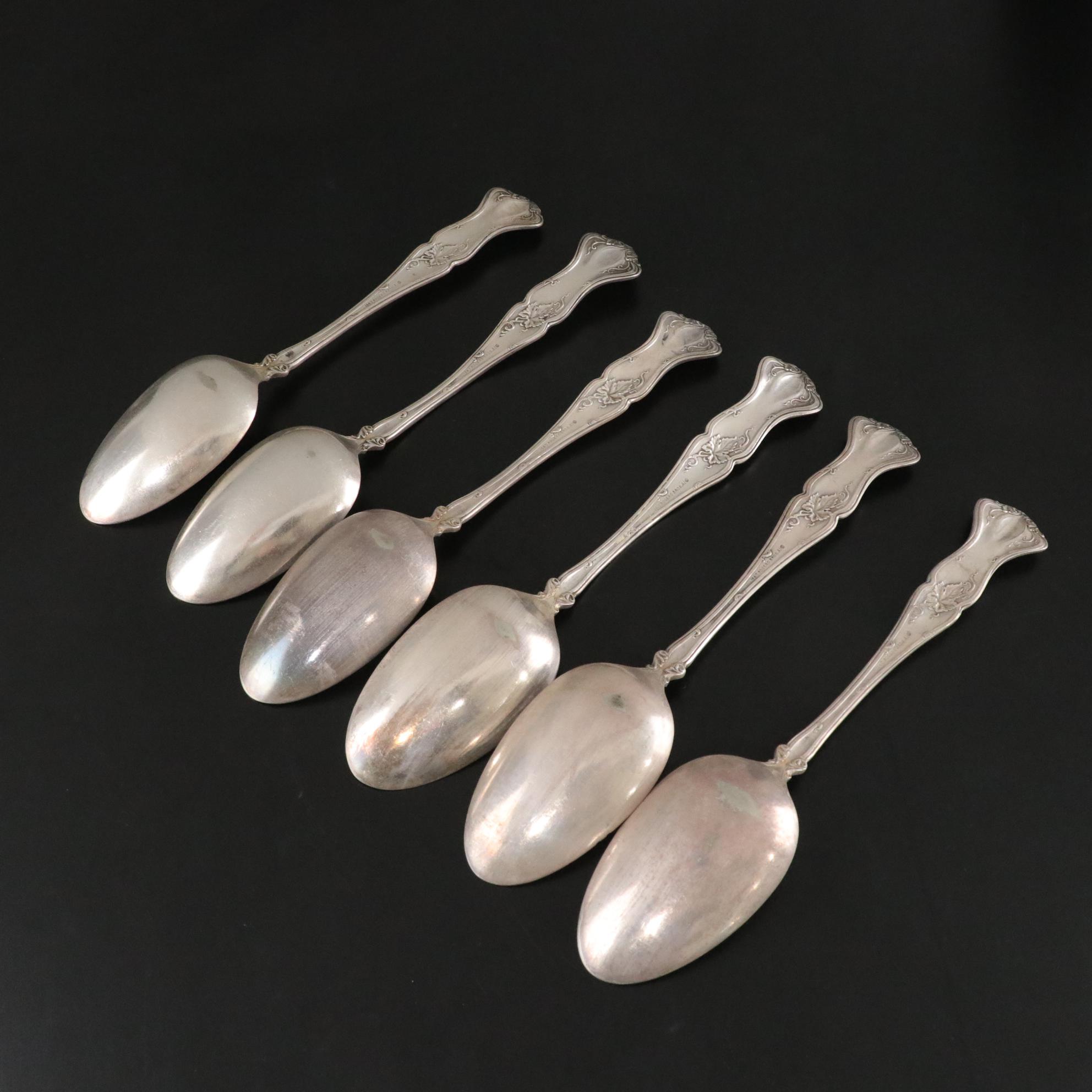 1847 Rogers Bros. Art Nouveau Style Grape Motif on Triple Plate ...