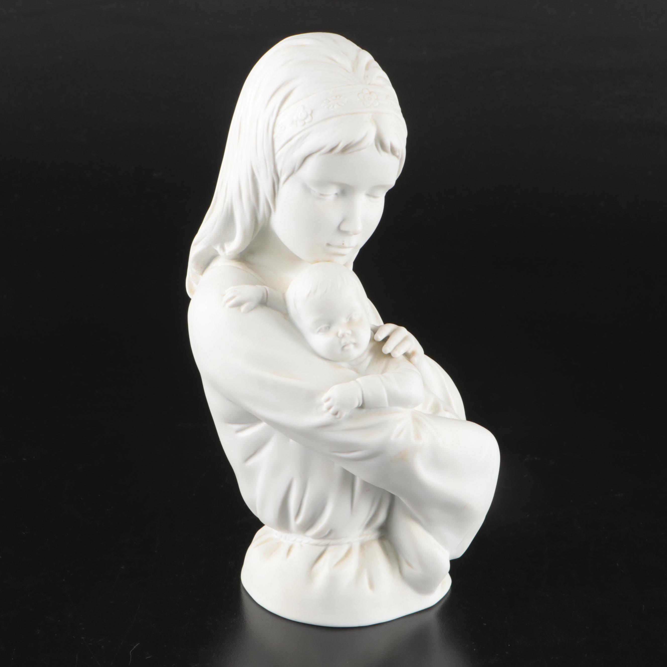 Kaiser Porcelain Bisque Mother and Child Figurines | EBTH