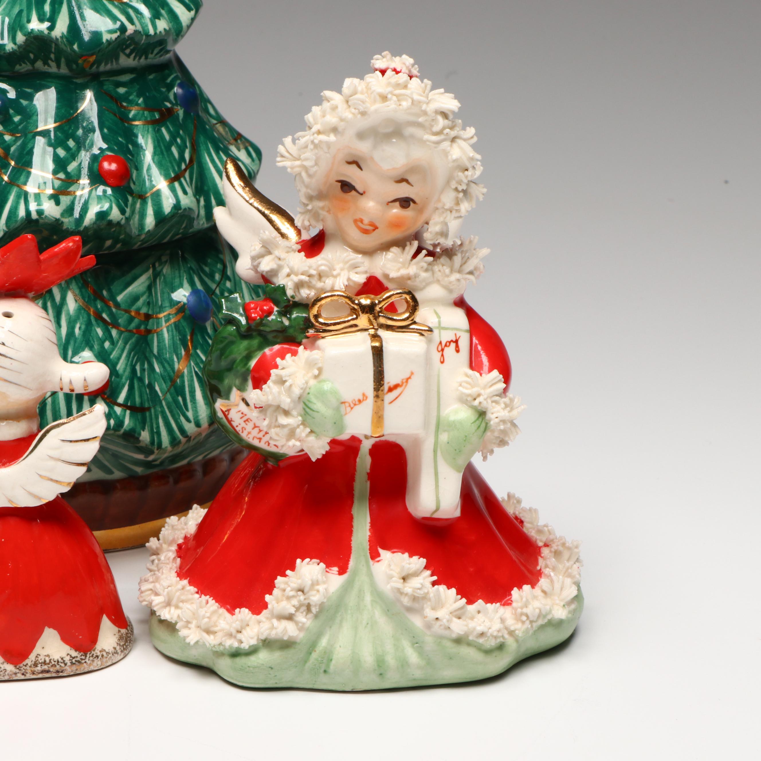 Napco Ceramic Christmas Figures and More | EBTH